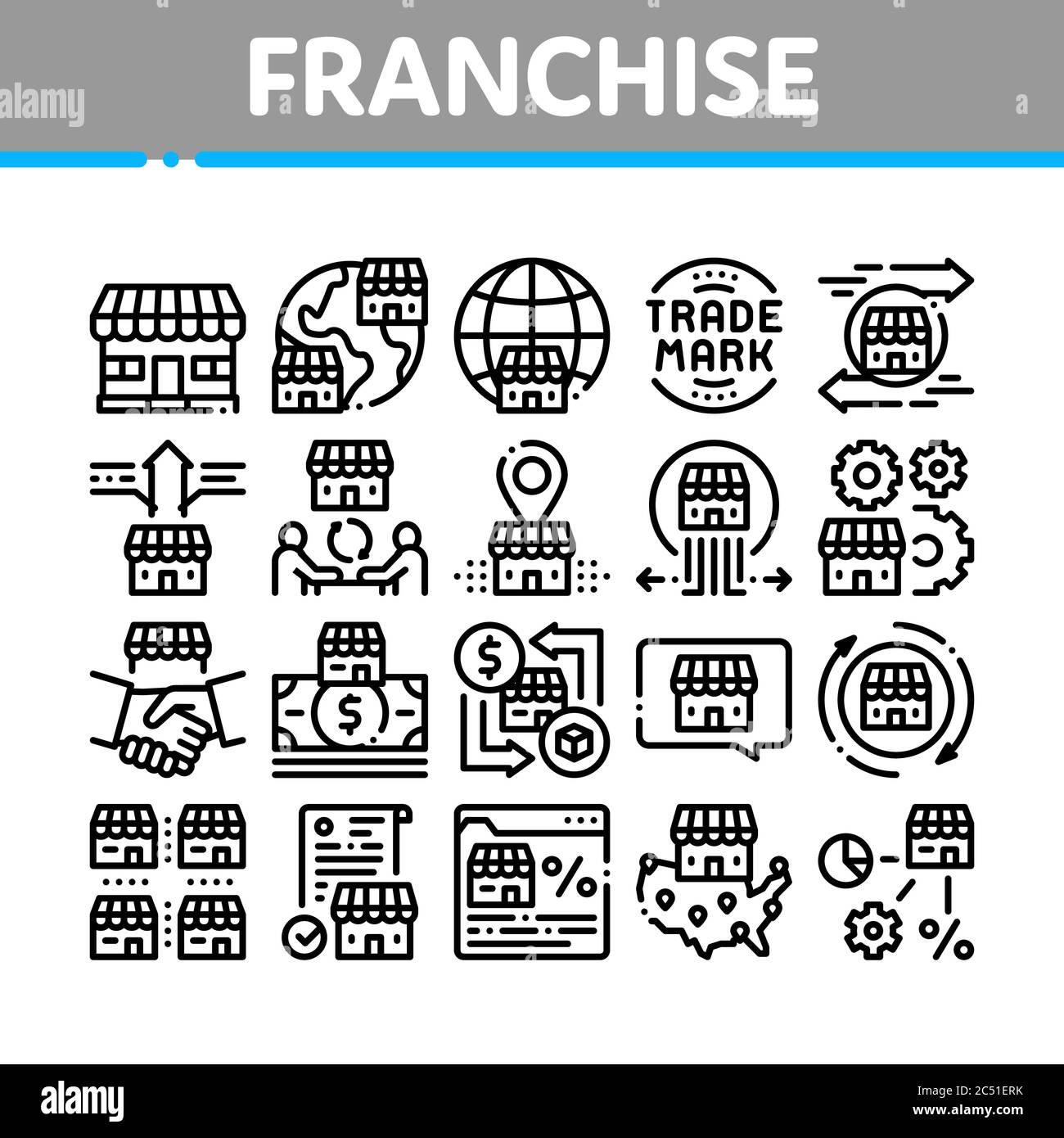 Franchise logo Stock Vector Images - Alamy