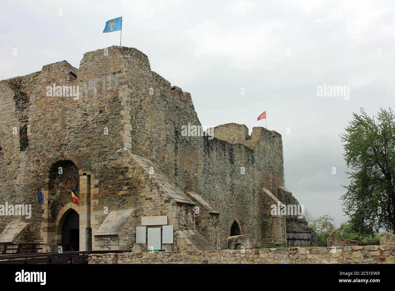 The old castle in Romania Stock Photo - Alamy