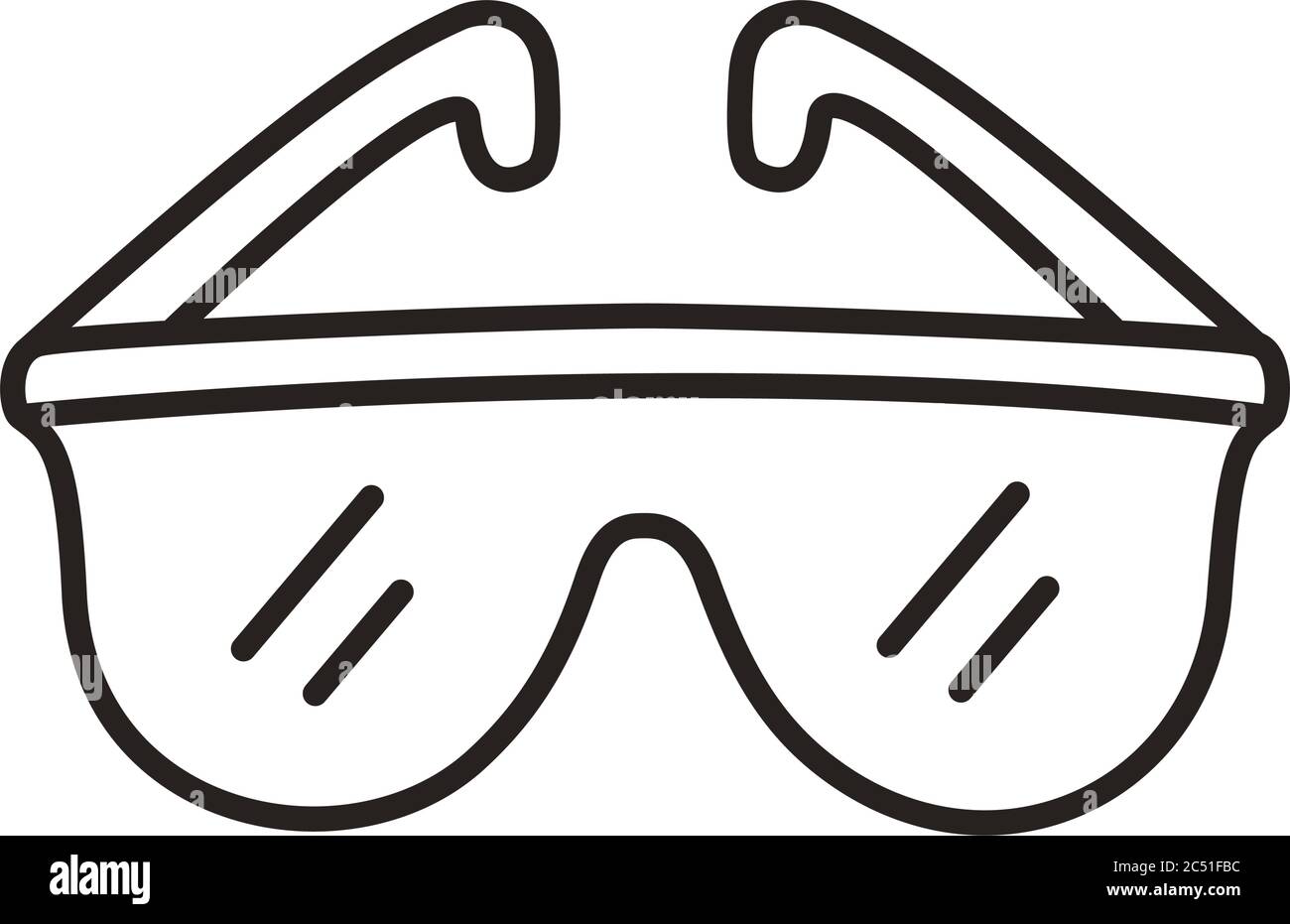 Ski goggles reflection Stock Vector Images - Alamy