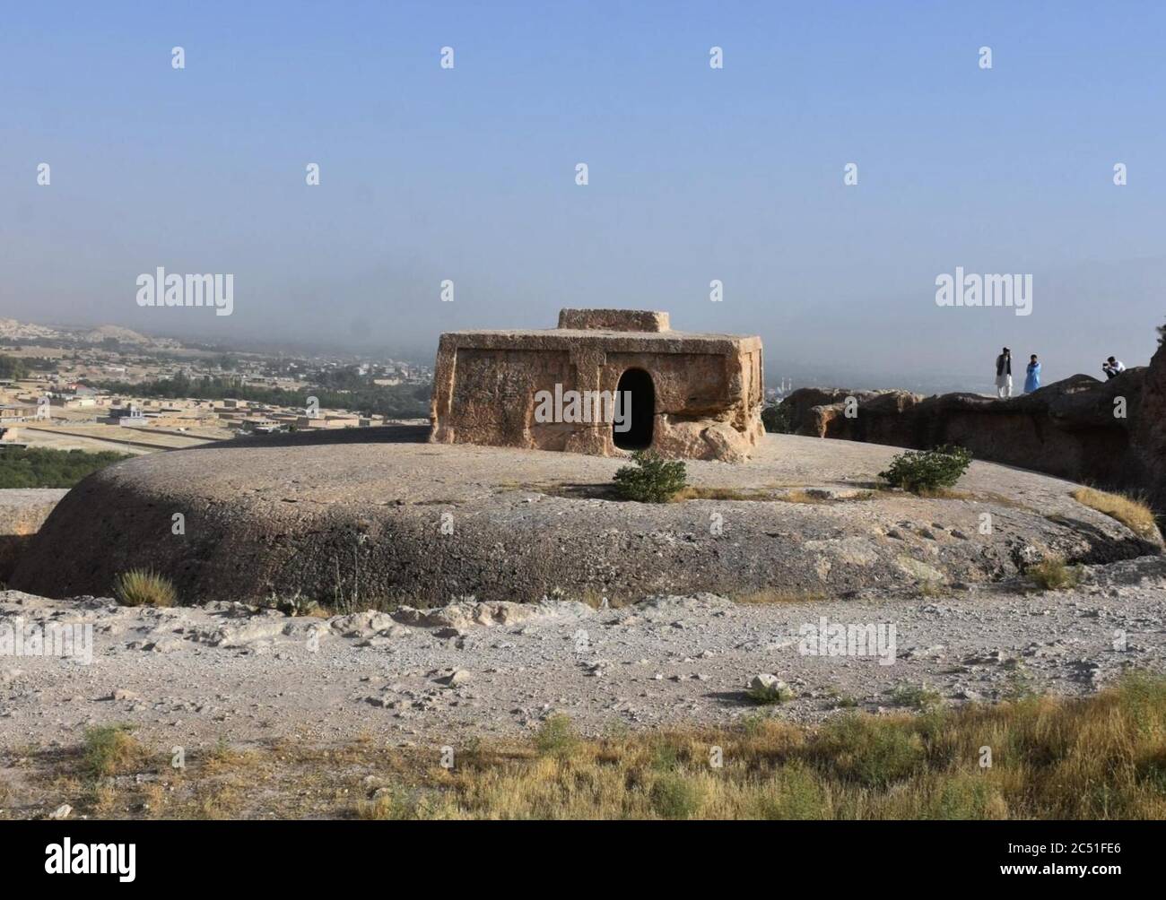 Aybak. 29th June, 2020. Photo taken on June 29, 2020 shows the Takht-e ...