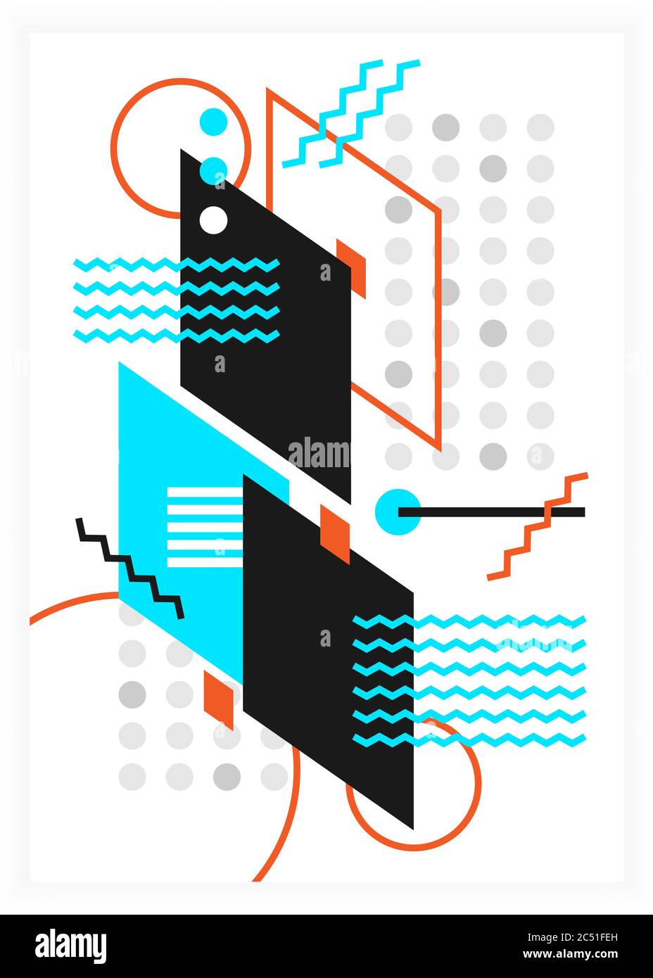 Abstract Background Dynamic Geometric Shapes Compositions Flat And Clean Style Applicable For