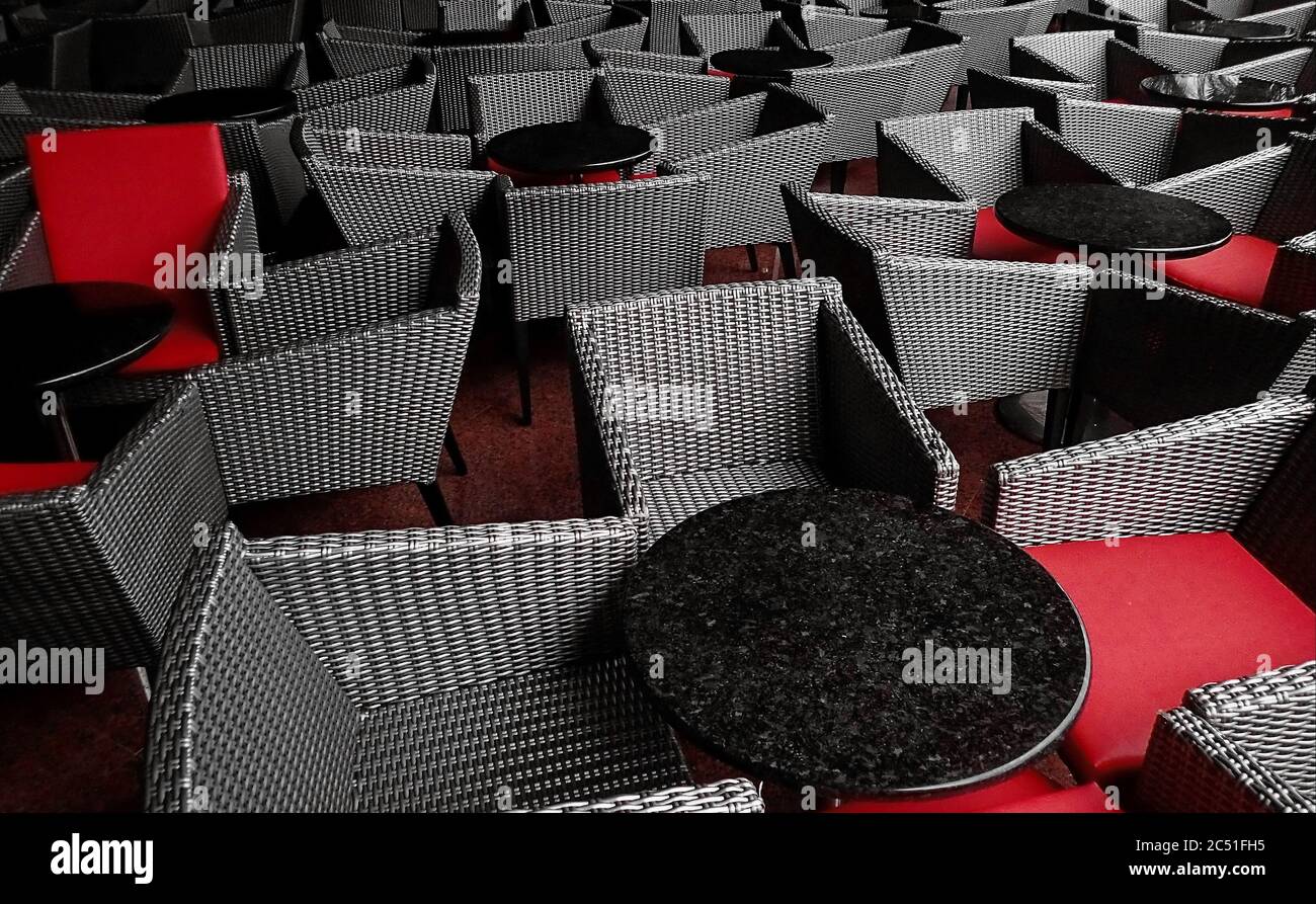 Setting out chairs hall hi-res stock photography and images - Alamy