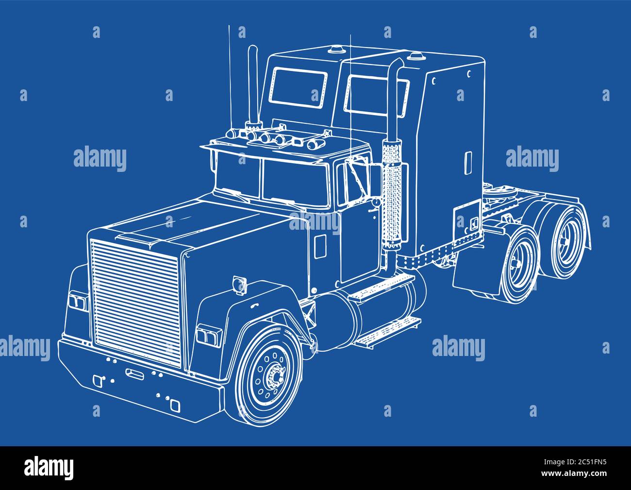 Truck drawing hi-res stock photography and images - Alamy