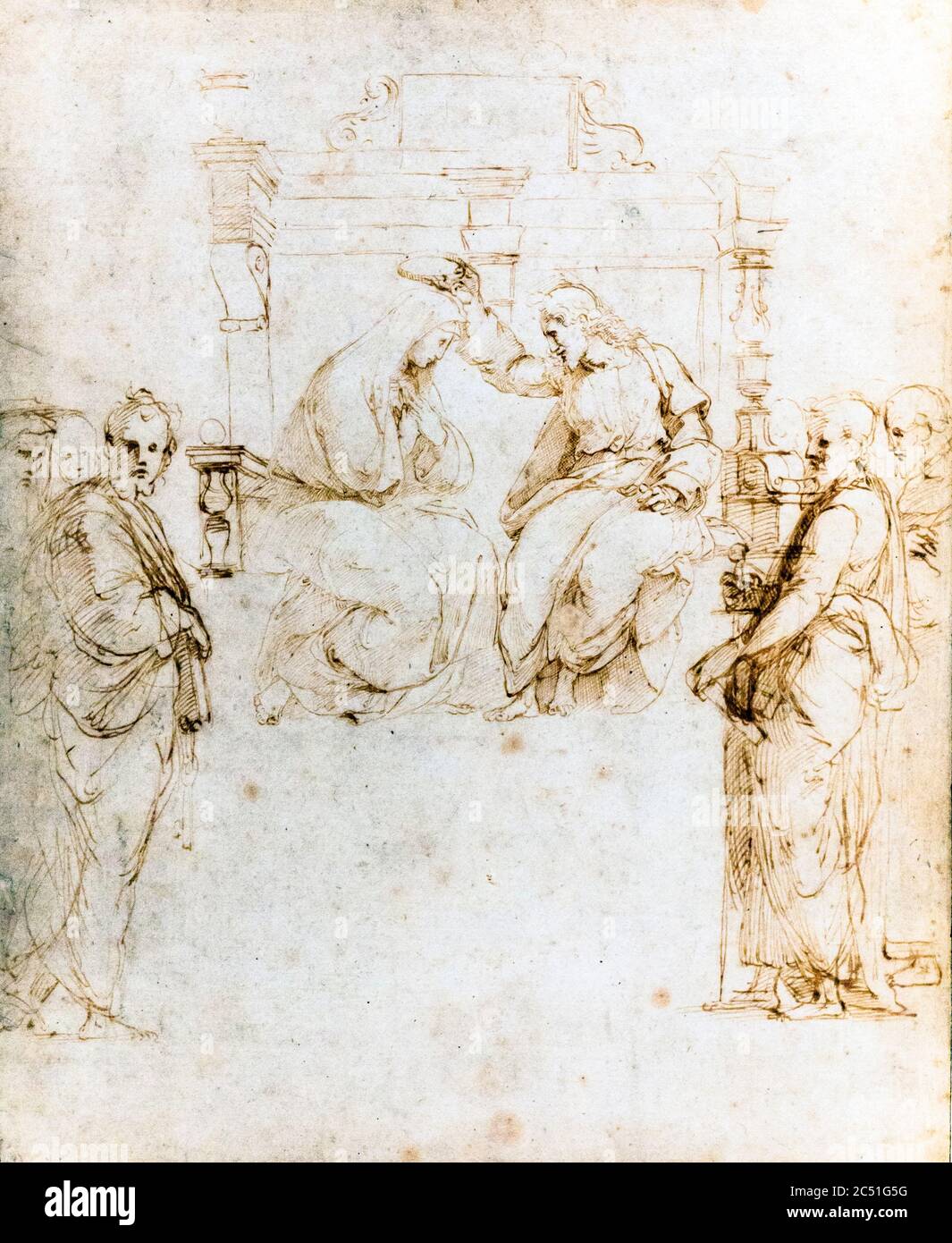 Pen drawing raphael hi-res stock photography and images - Alamy