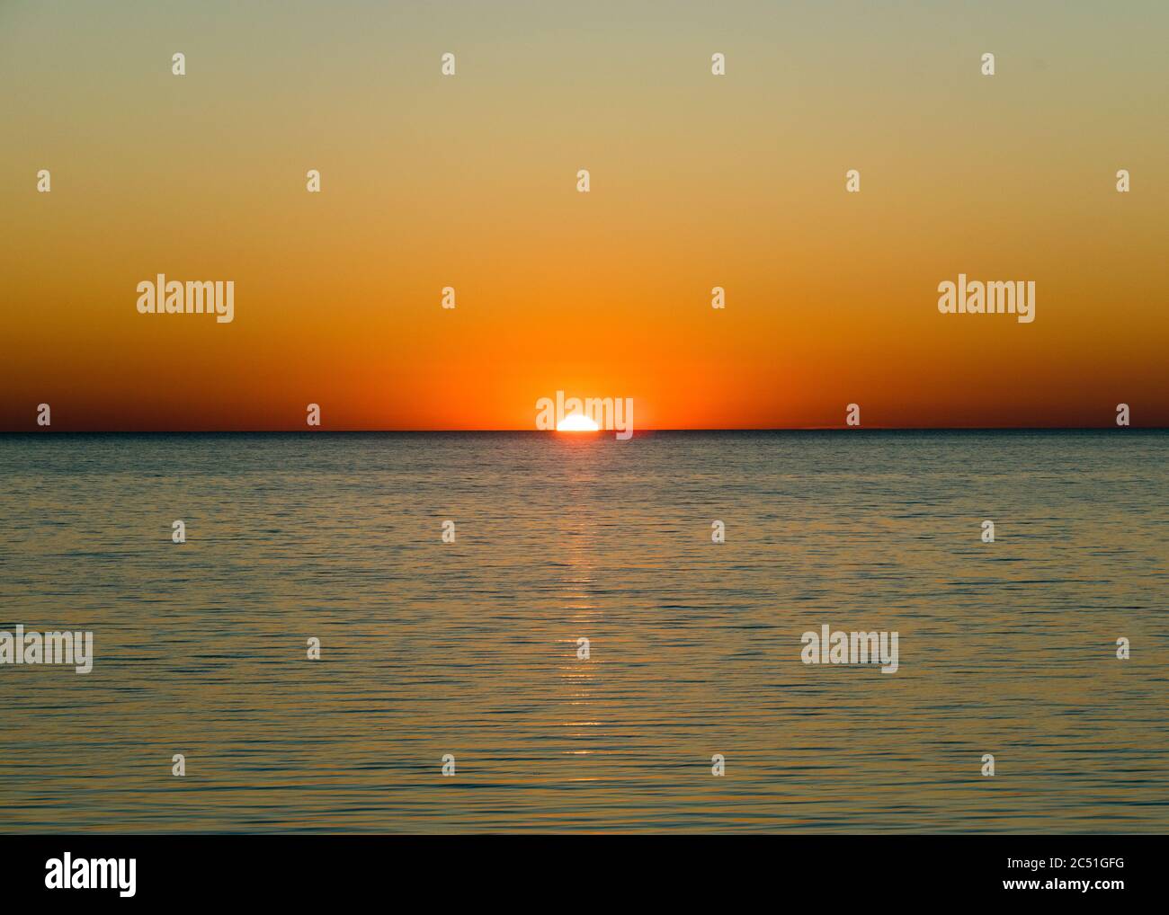 beautiful summer sunset landscape on the Baltic Sea, Estonia Stock ...