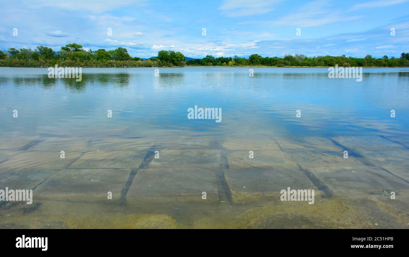 The wetlands of Isola Della Cona in Friuli-Venezia Giulia, north east ...