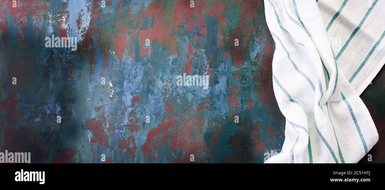 Rusty grunge kitchen background, restaurant menu, copy place, banner ...
