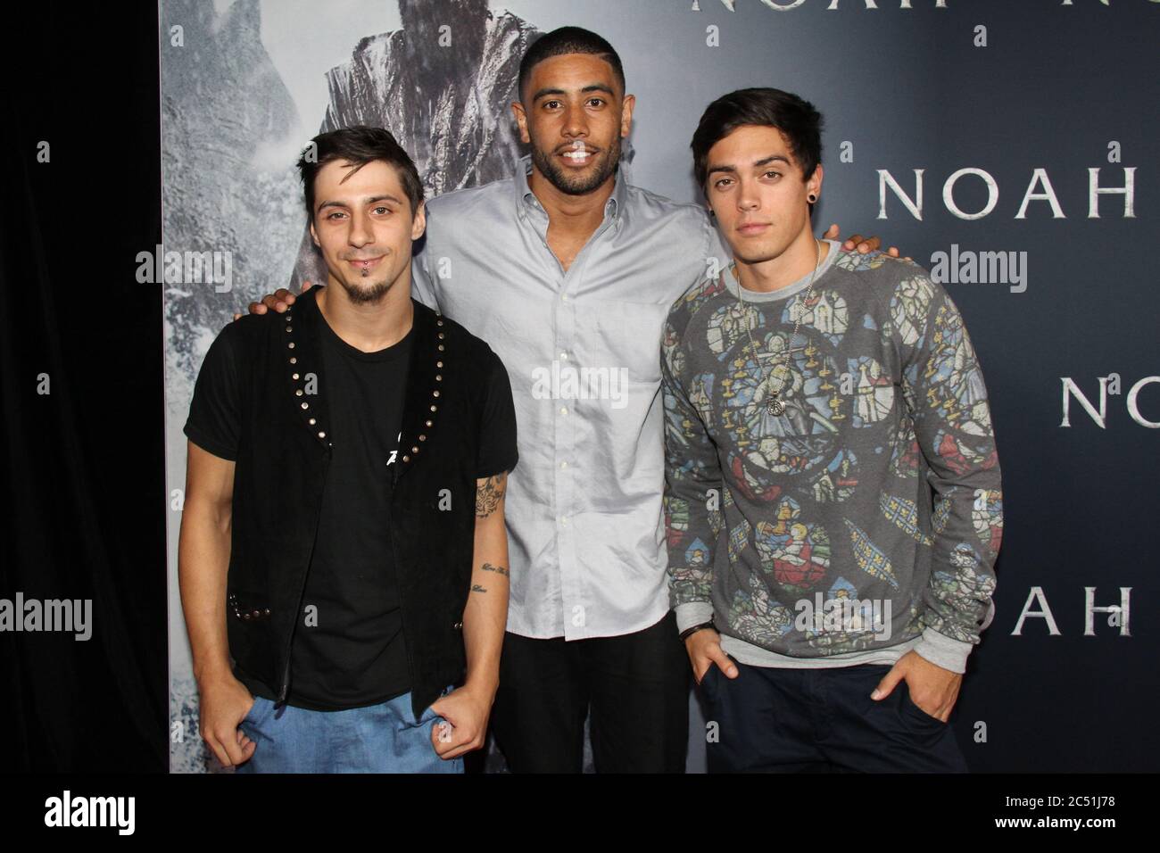The Justice Crew arrive on the red carpet for the Noah premiere at ...