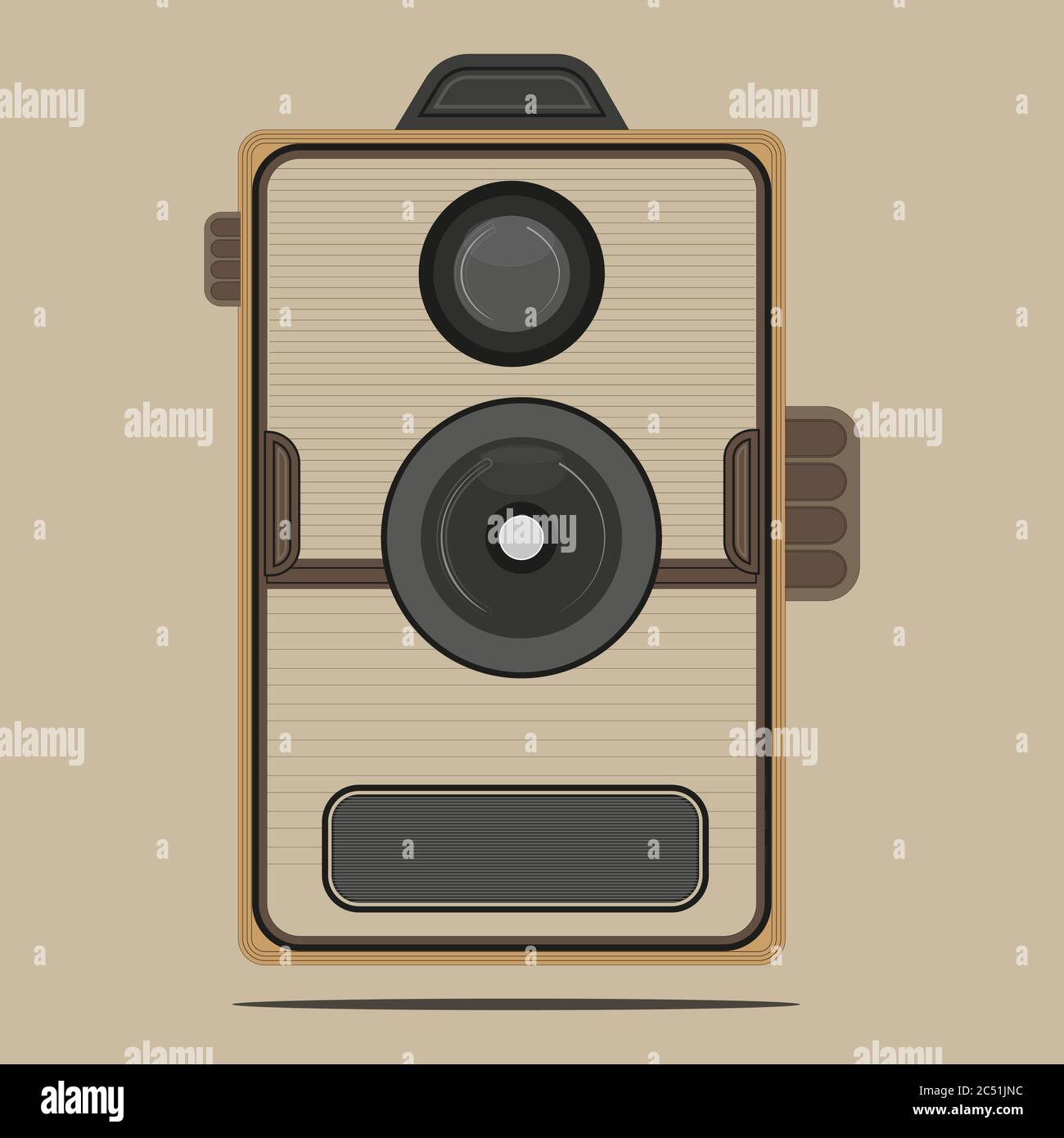 Old Box Camera vector Stock Vector Image & Art - Alamy