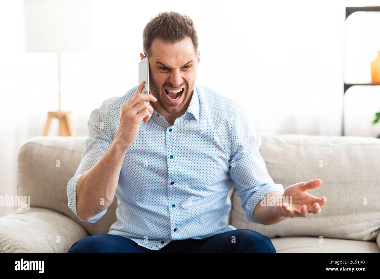 Irritated person hi-res stock photography and images - Alamy