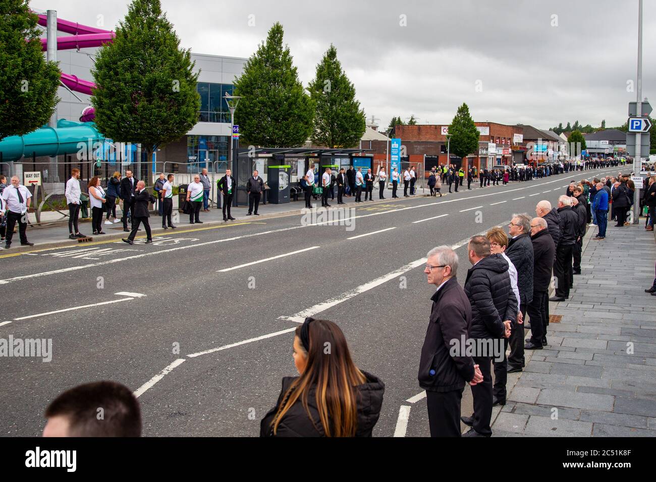 Bobby storey funeral gerry adams hi-res stock photography and images ...