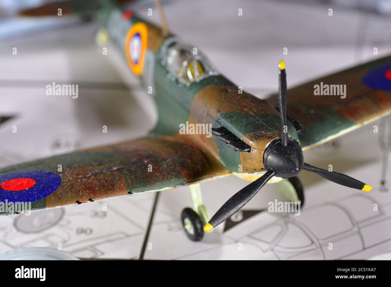 Airfix 1 72 scale spitfire model kit hi-res stock photography and images - Alamy