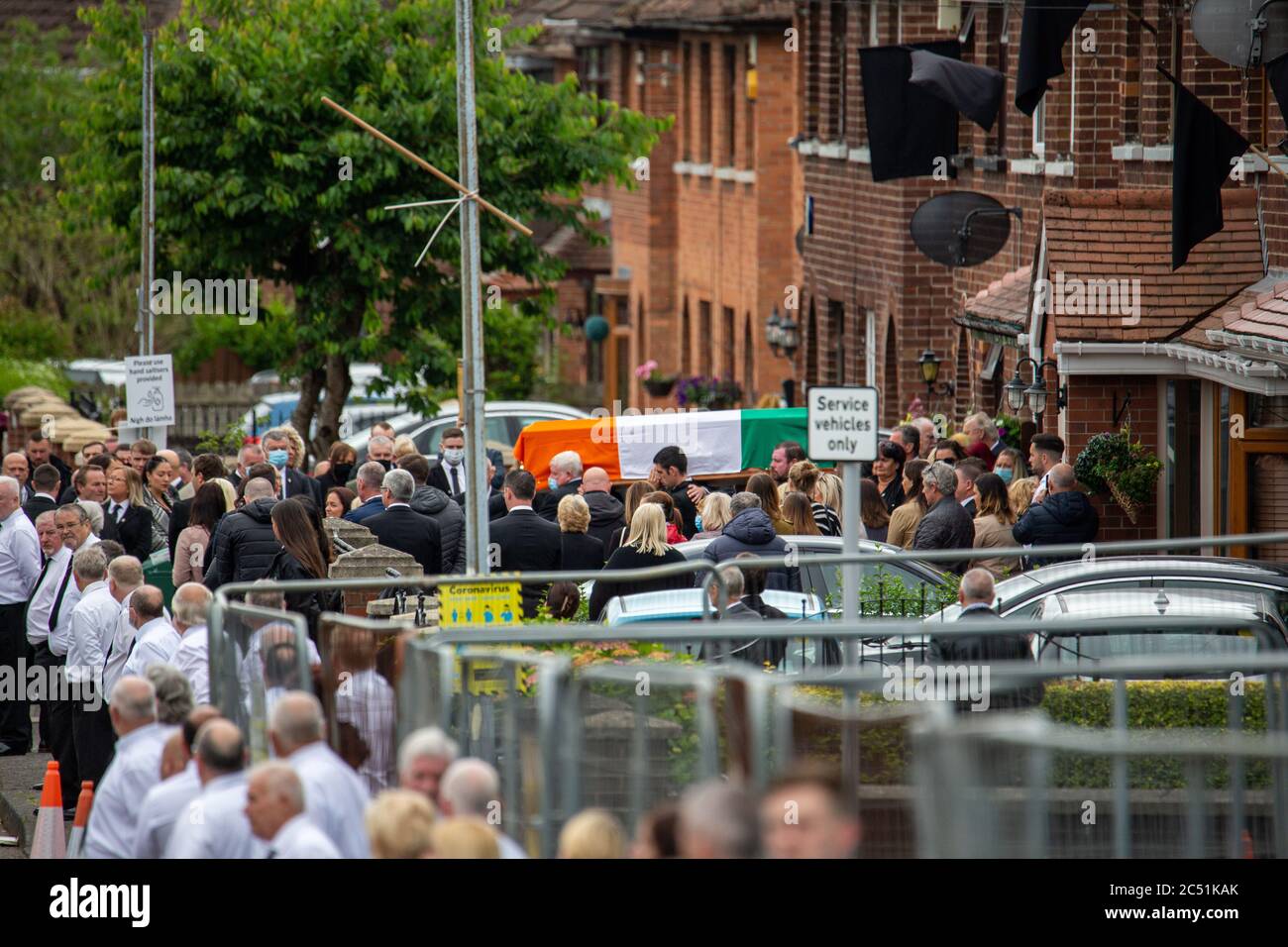 Bobby storey funeral gerry adams hi-res stock photography and images ...