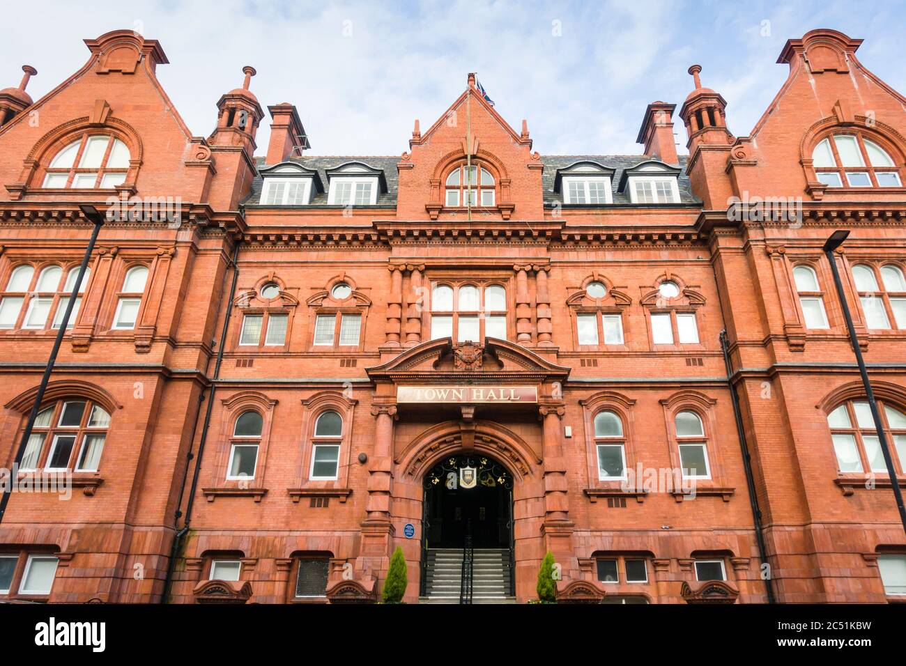 Wigan Town Hall, a former Edwardian Technical College, by Briggs ...