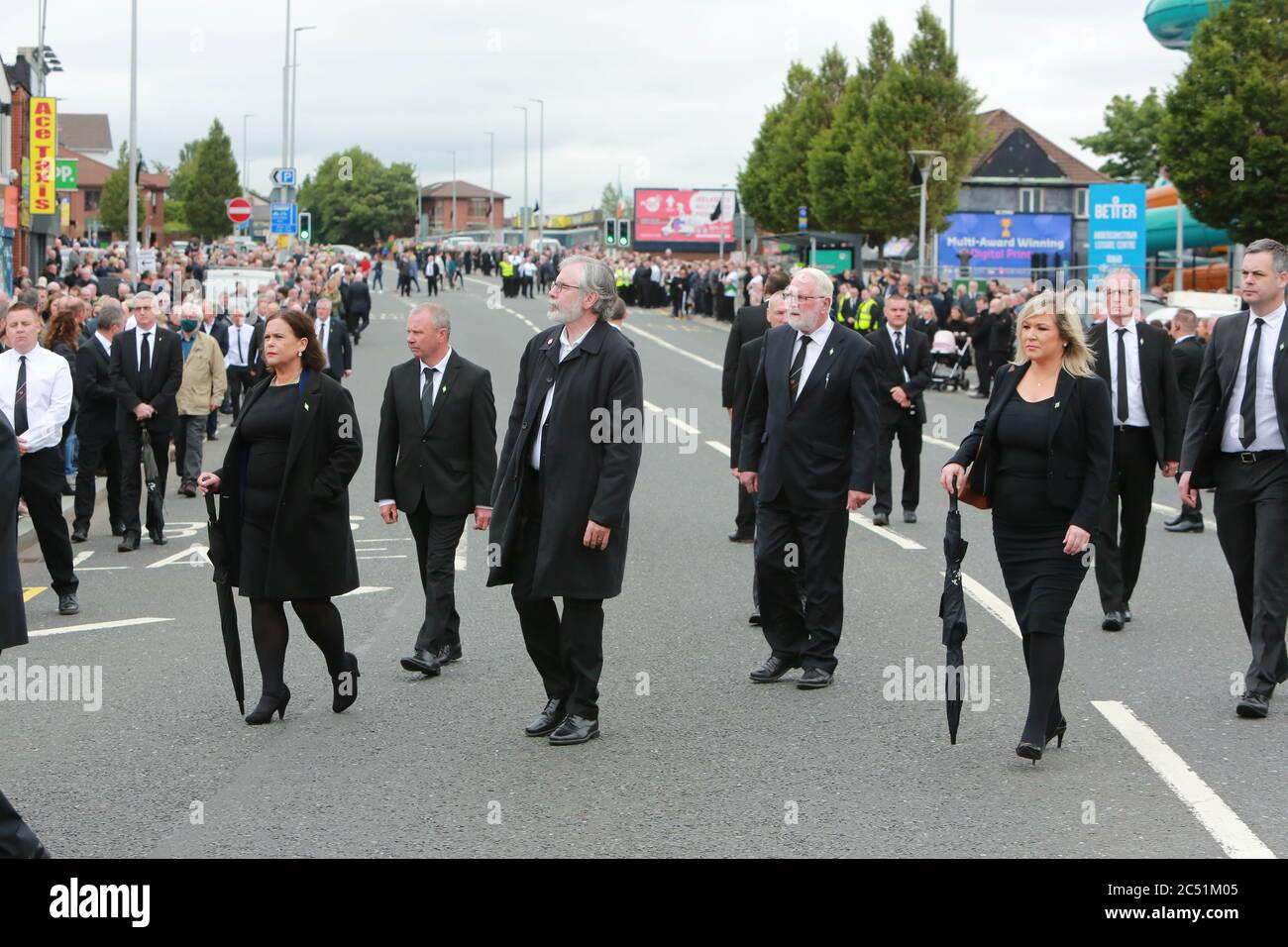 Bobby storey funeral gerry adams hi-res stock photography and images ...