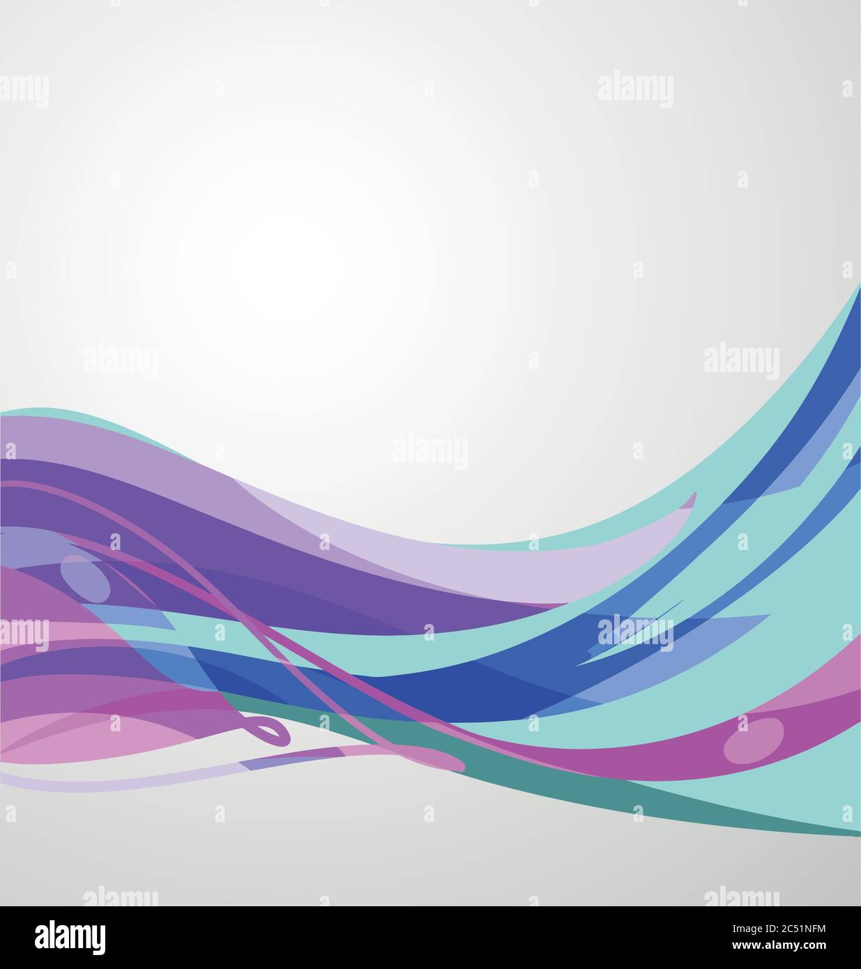 Blue wavy lines in colorful abstract background Stock Vector Image ...