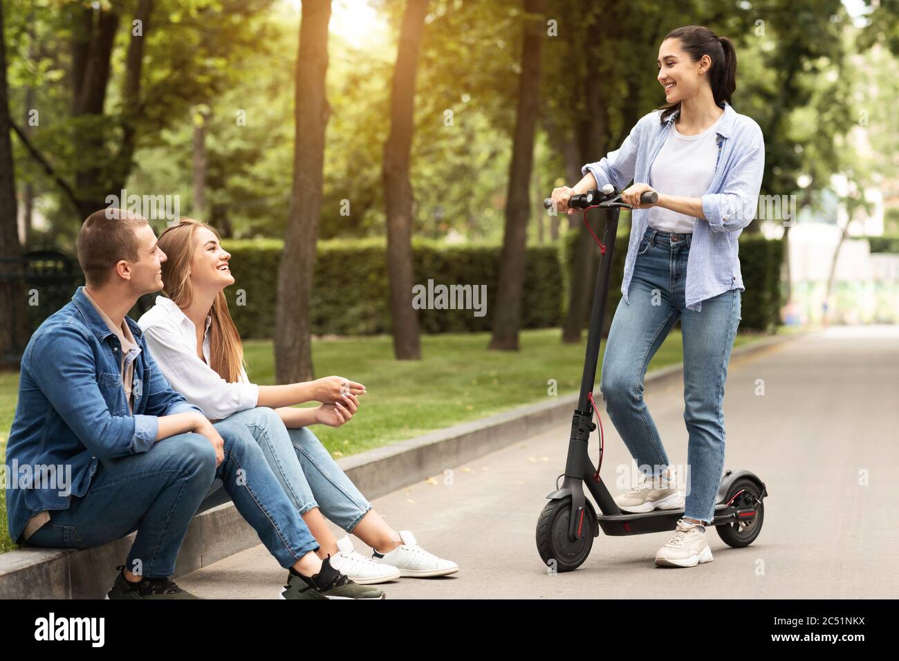 Motorized vehicle riding hi-res stock photography and images - Alamy