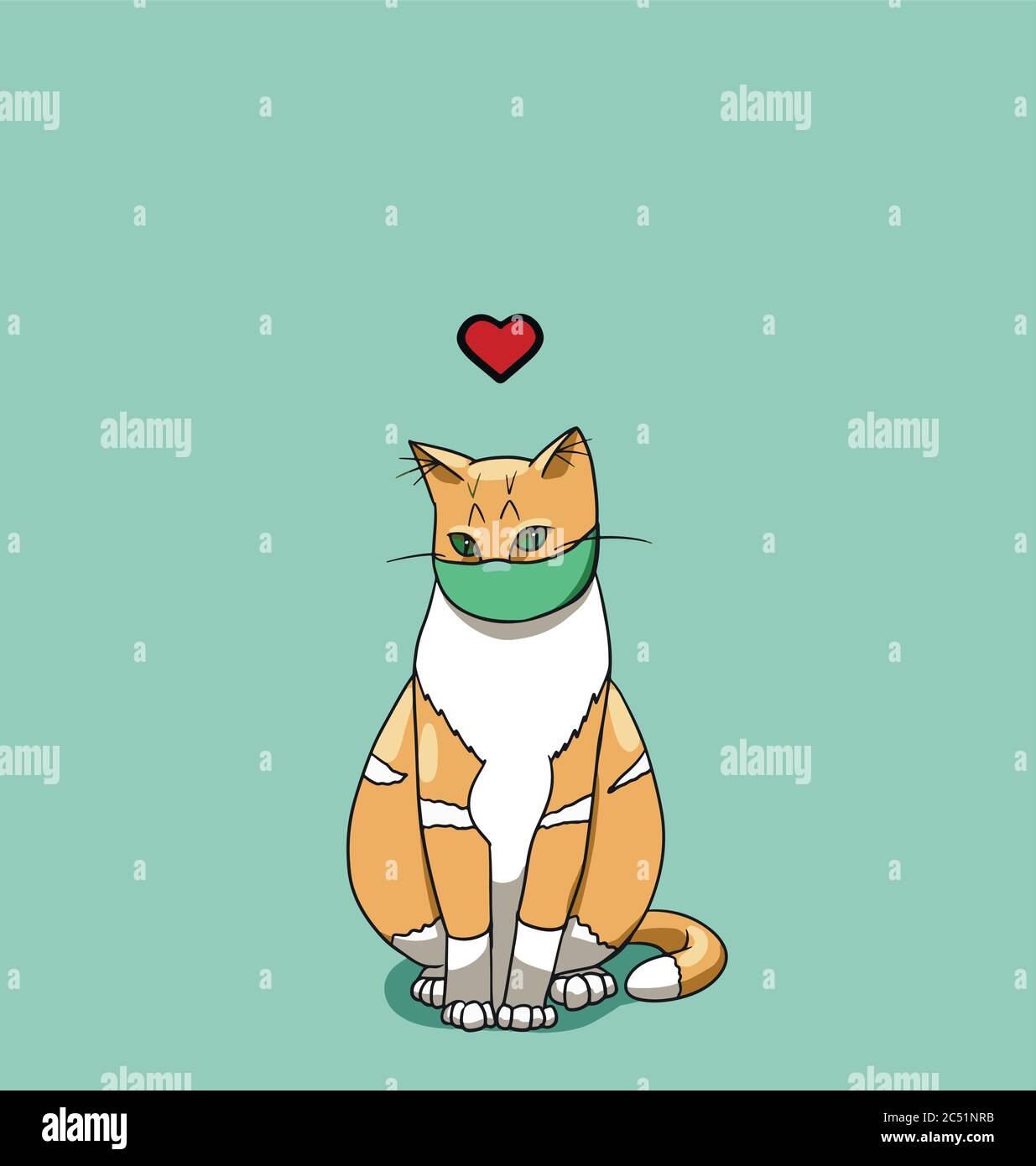 Mask wearing Stock Vector Images - Alamy