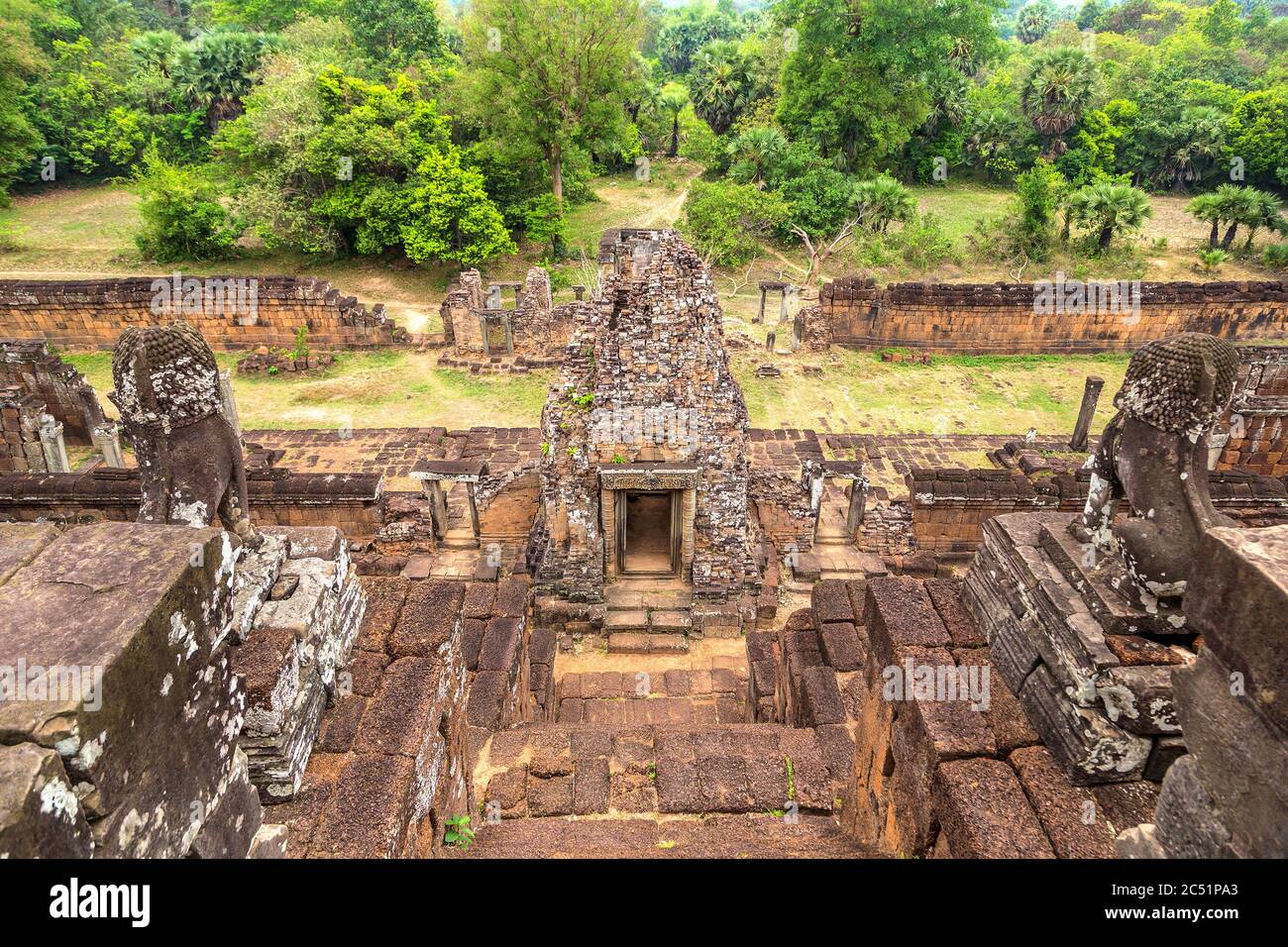 Pre Rup temple in complex Angkor Wat in Siem Reap, Cambodia in a summer ...