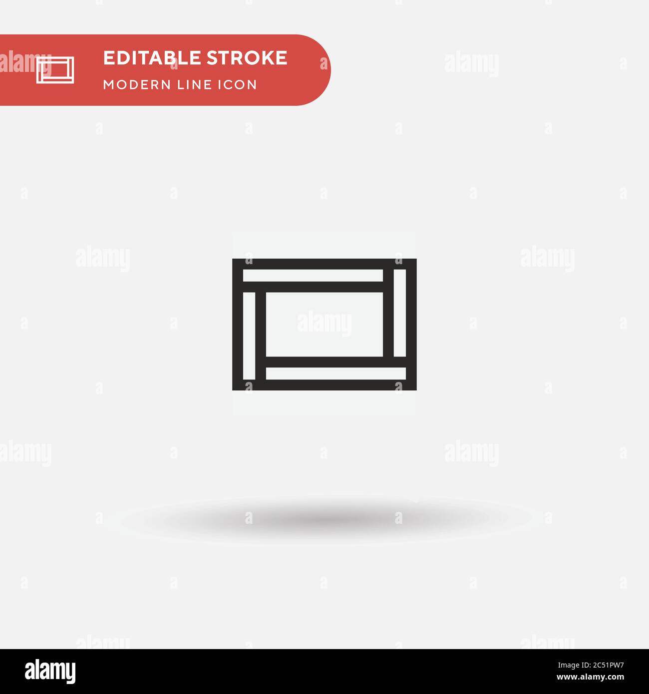 Frames Simple vector icon. Illustration symbol design template for web ...