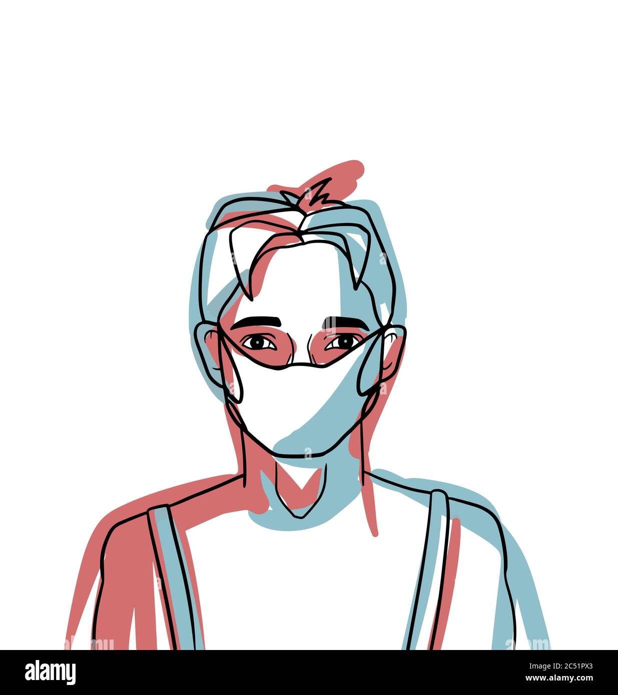 Cartoon mask Cut Out Stock Images & Pictures - Alamy