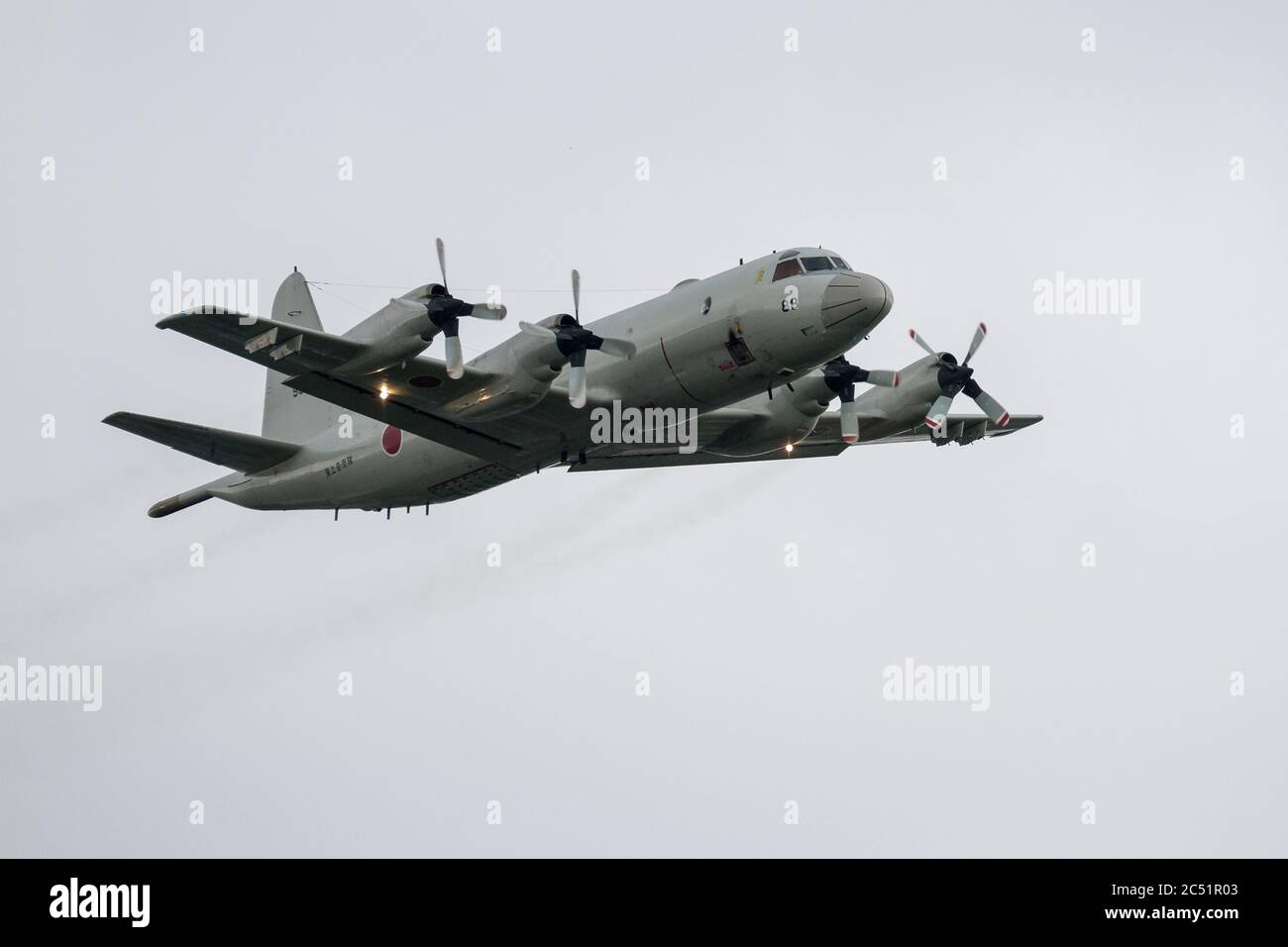 A Lockheed P-3C Orion reconnaissance aircraft with Fleet Air-wing 4 of ...