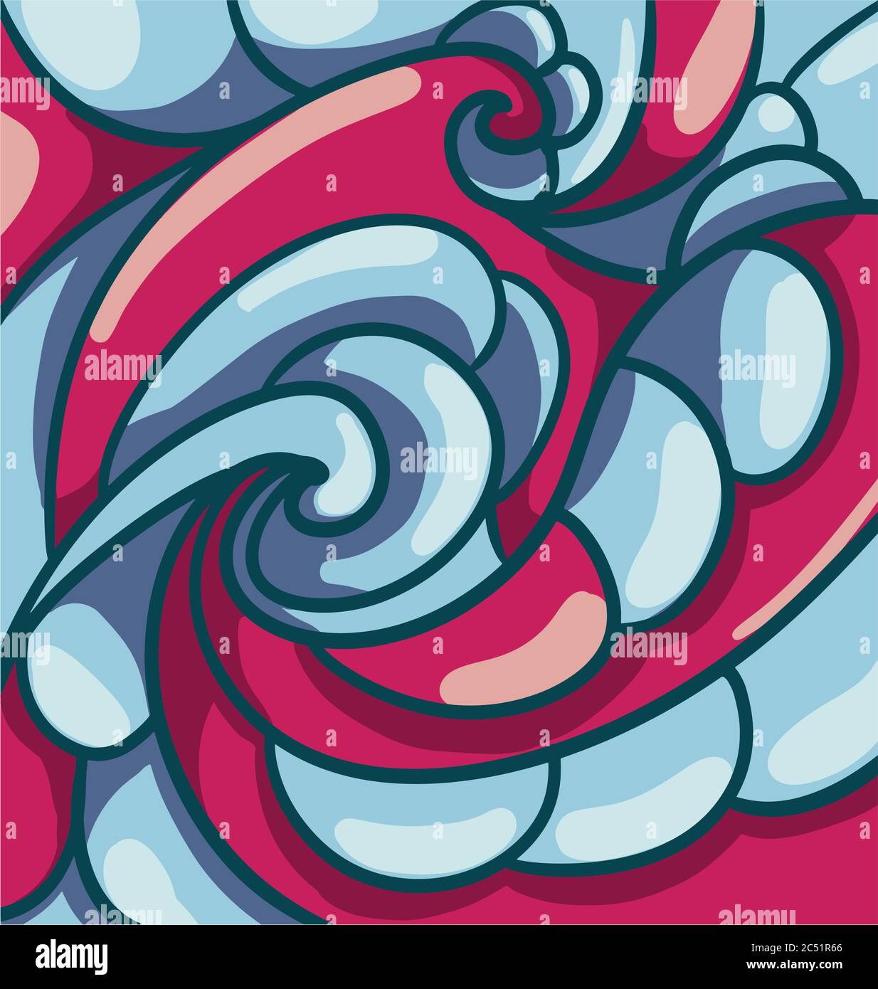 Abstract wavy background of crossing lines Stock Vector Image & Art - Alamy