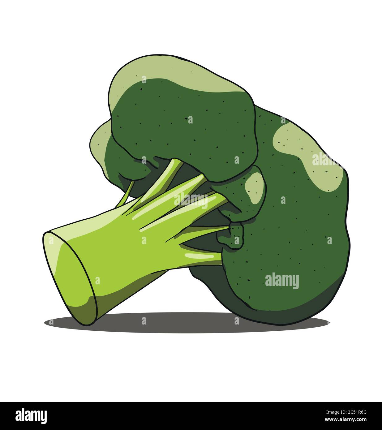 Cartoon brocolli hi-res stock photography and images - Alamy