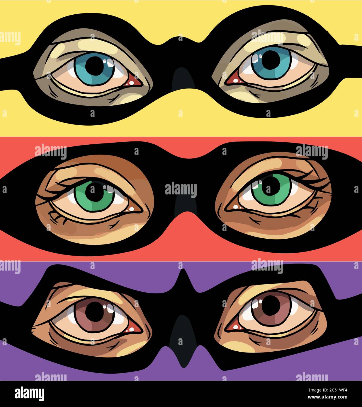 Eyemask Stock Vector Images - Alamy