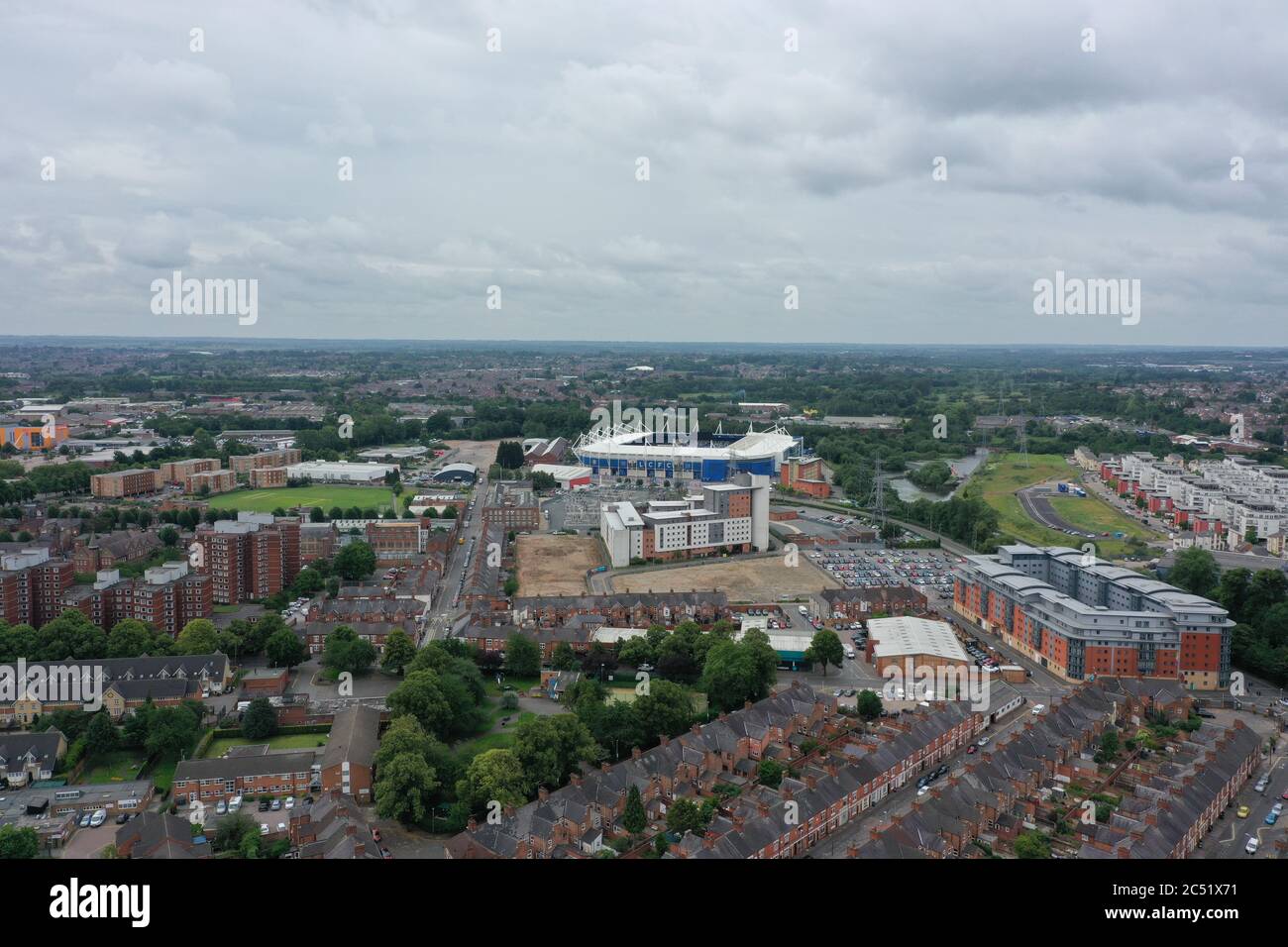 Leicester king power stadium aerial hi-res stock photography and images ...