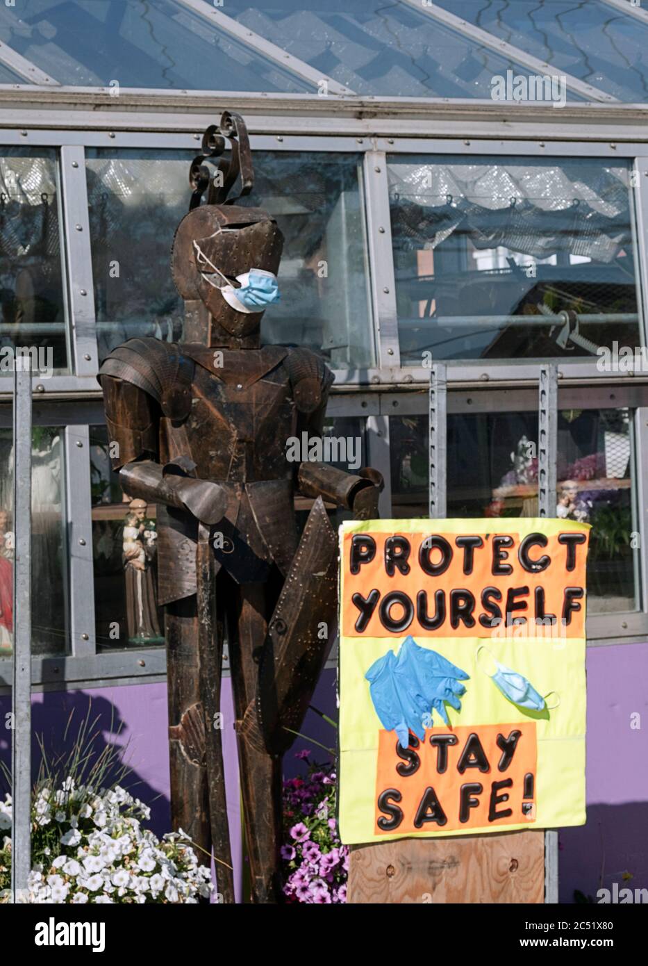 PANDEMIC REOPENING. Flowers by Pete touts safety measures outside their ...