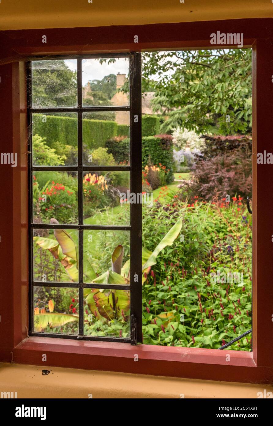 Sunny garden view window hi-res stock photography and images - Alamy