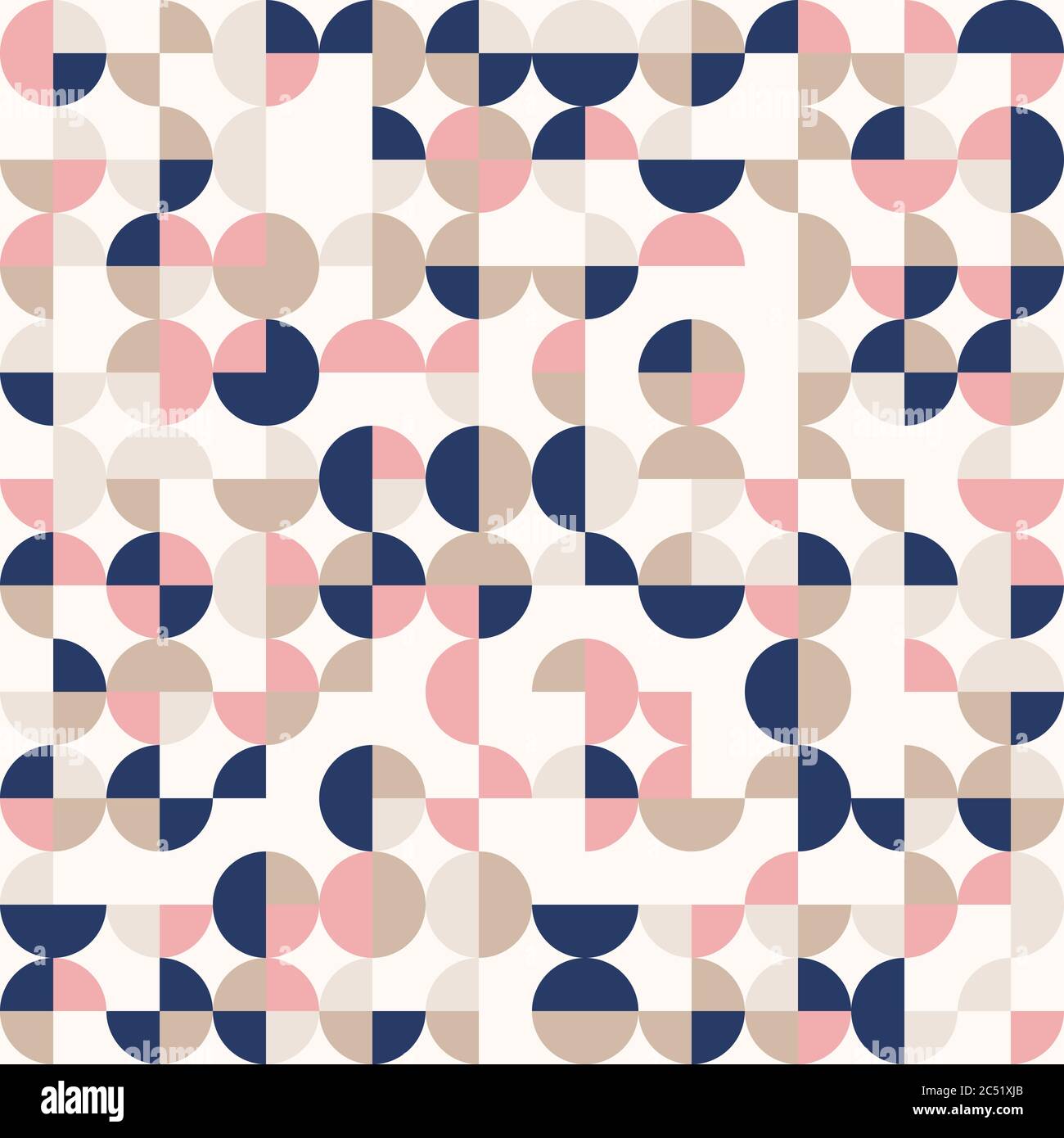 Abstract geometric background, random coloring. Seamless vector pattern ...