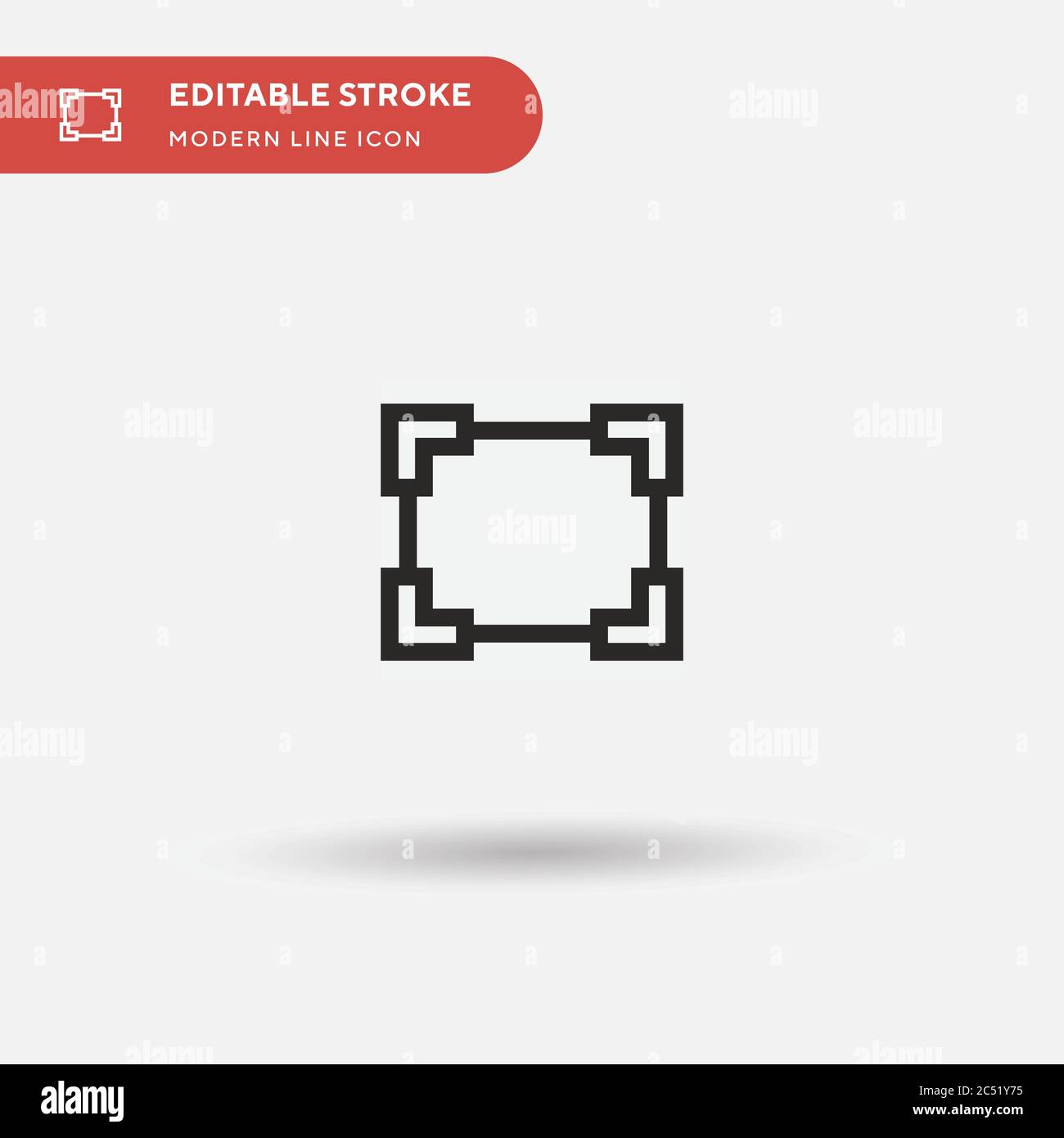 Frames Simple vector icon. Illustration symbol design template for web ...