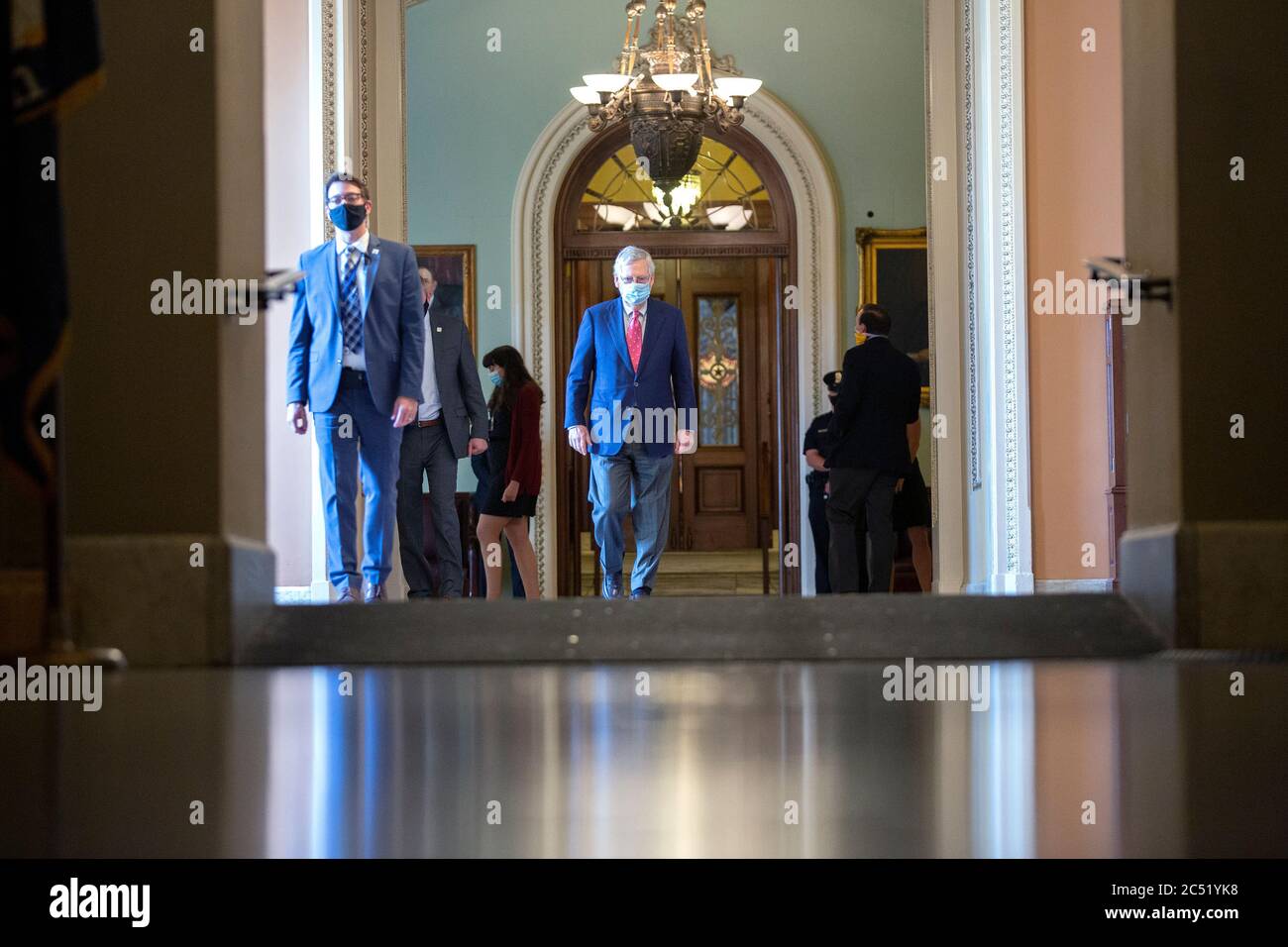 United States Senate Majority Leader Mitch McConnell (Republican of ...