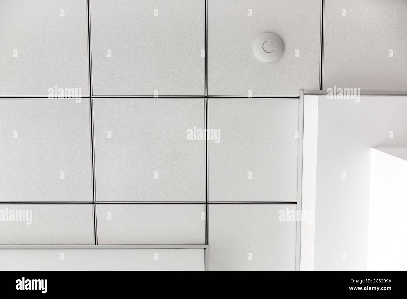 multi-level ceiling with three-dimensional protrusions and a suspended ...