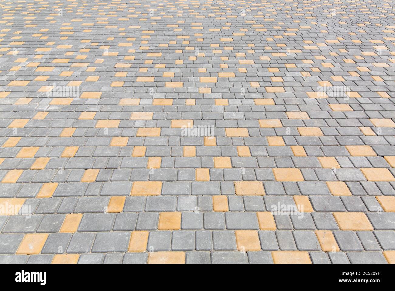 paving stone tiles pattern of square and rectangular shape of gray and ...
