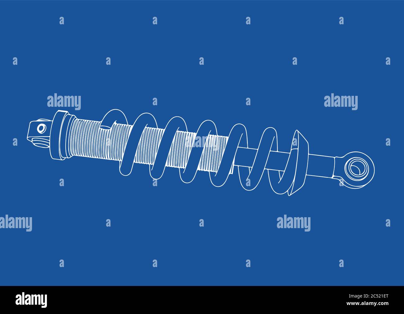 drawing shock absorber car vector Stock Vector Image & Art - Alamy