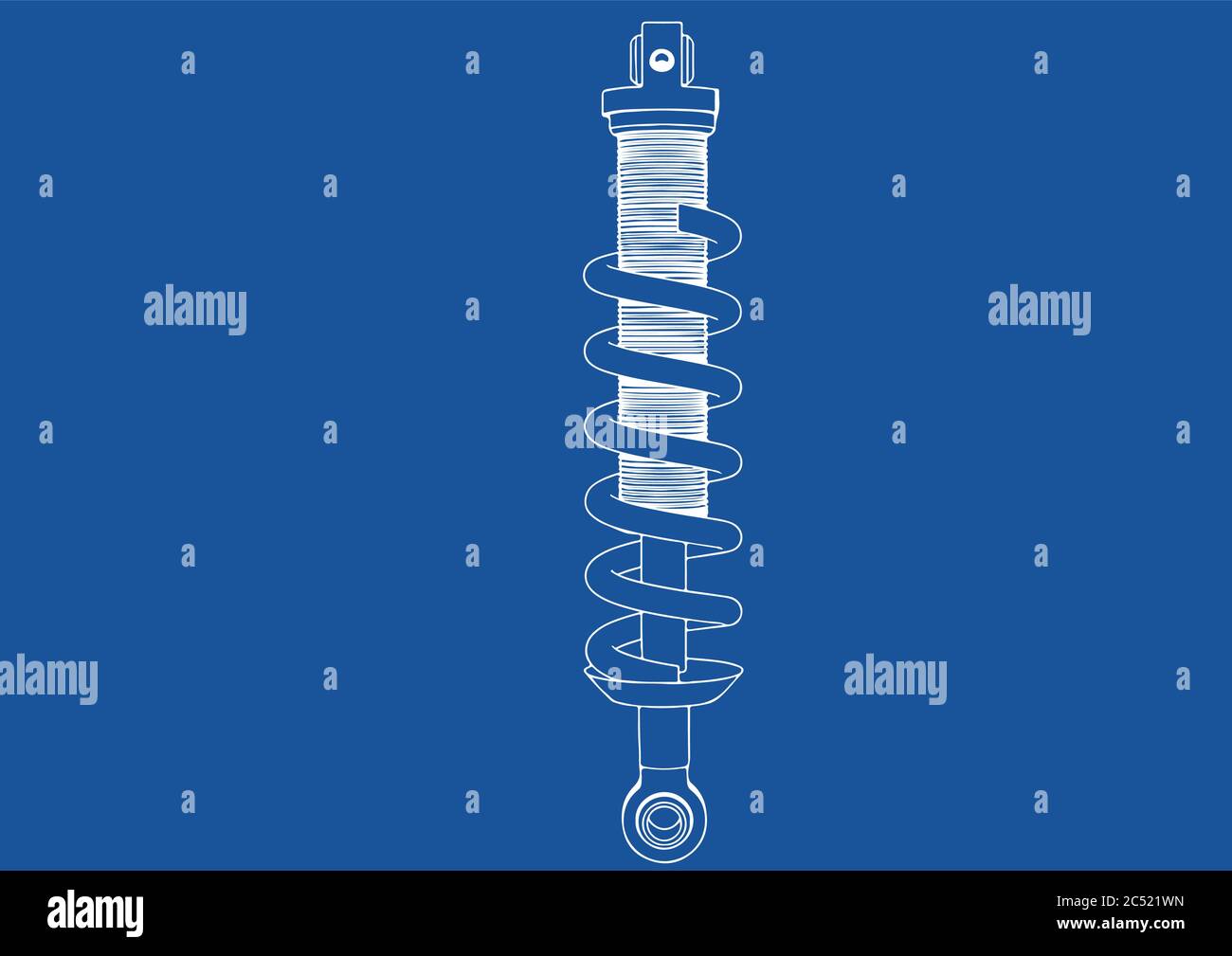 drawing shock absorber car vector Stock Vector Image & Art - Alamy