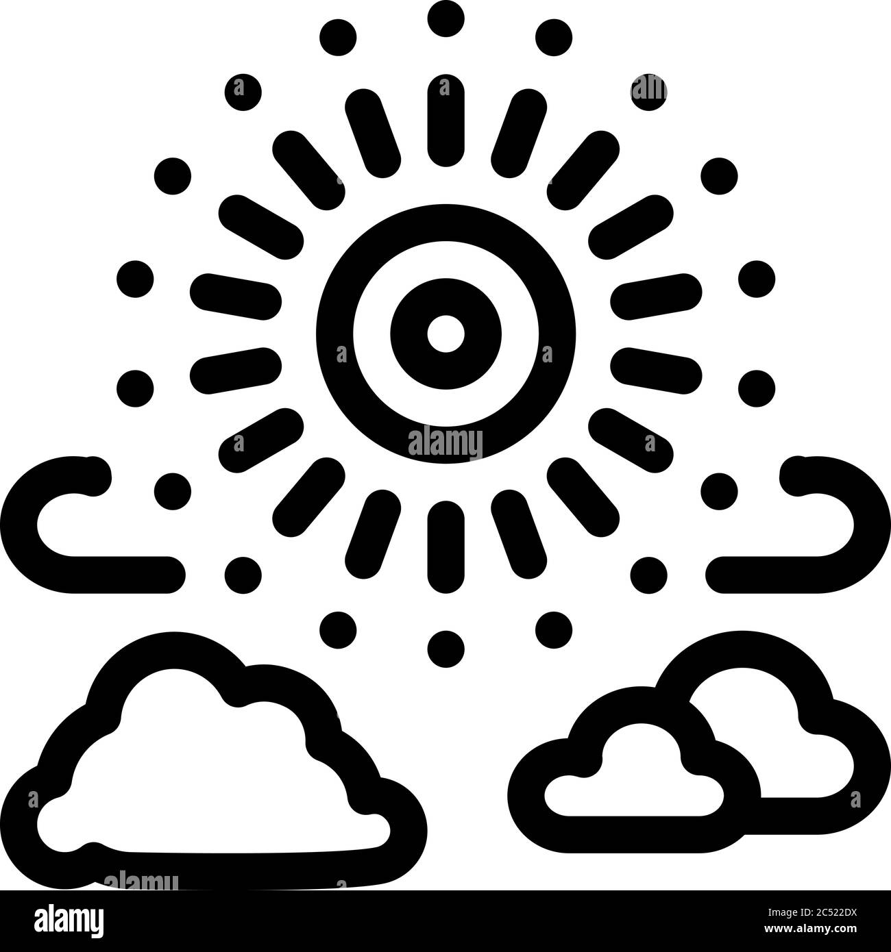 firework salute icon vector outline illustration Stock Vector Image ...