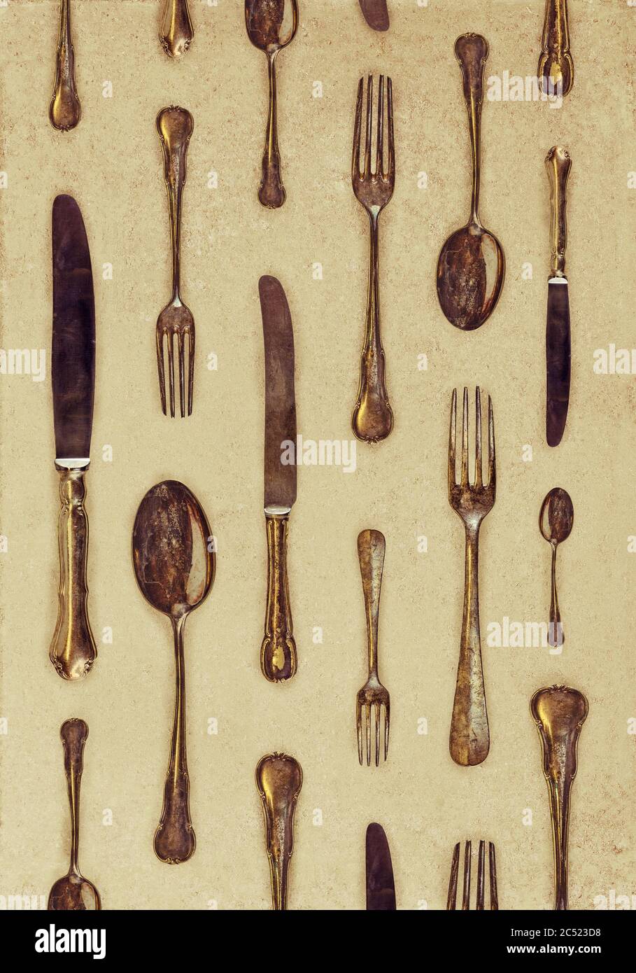 Old forks hi-res stock photography and images - Alamy