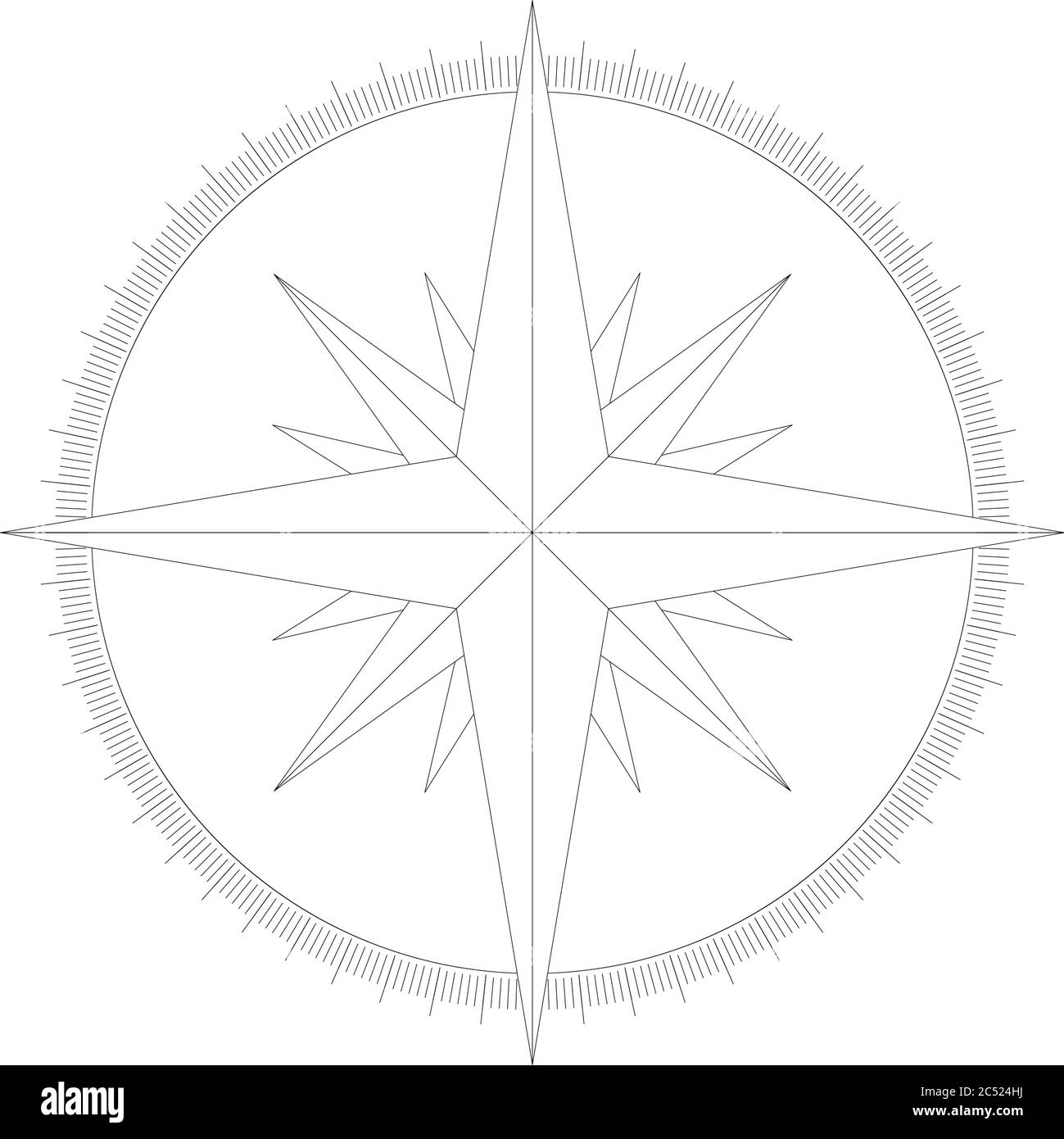 Simple Compass Rose Map Compass Rose Activity