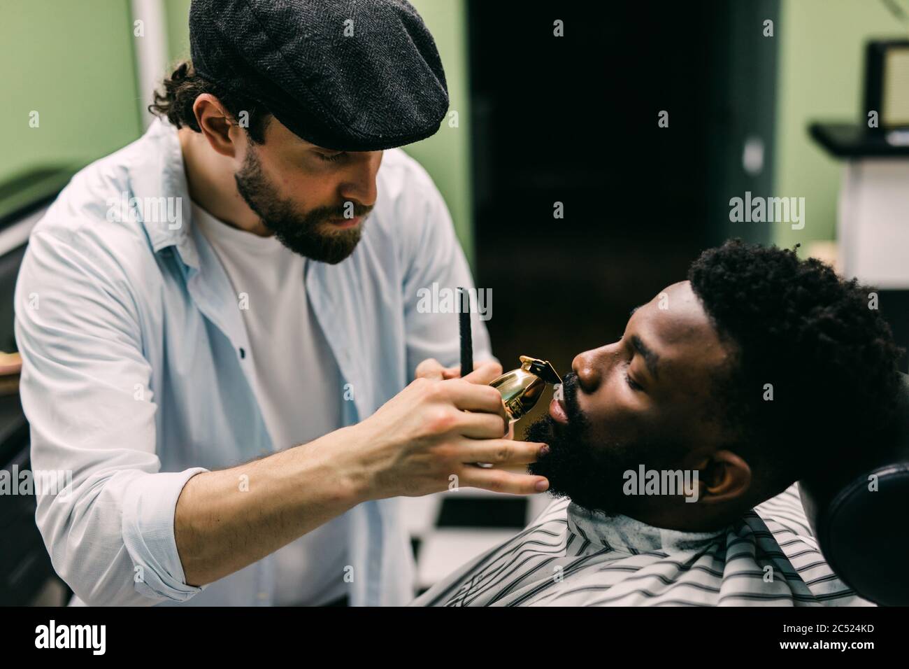 Side view handsome men face hi-res stock photography and images - Alamy