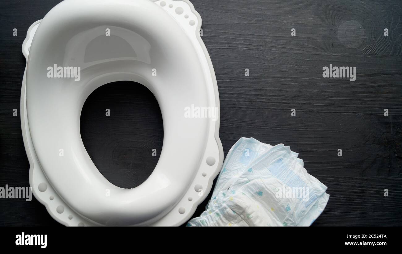 Potty training for kids background Stock Photo - Alamy