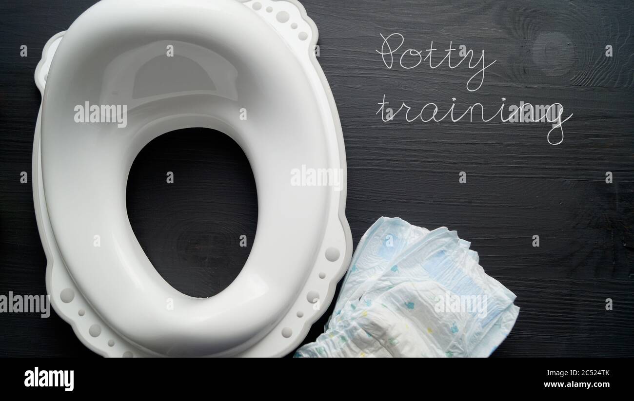 Child and family potty training hi-res stock photography and images - Alamy
