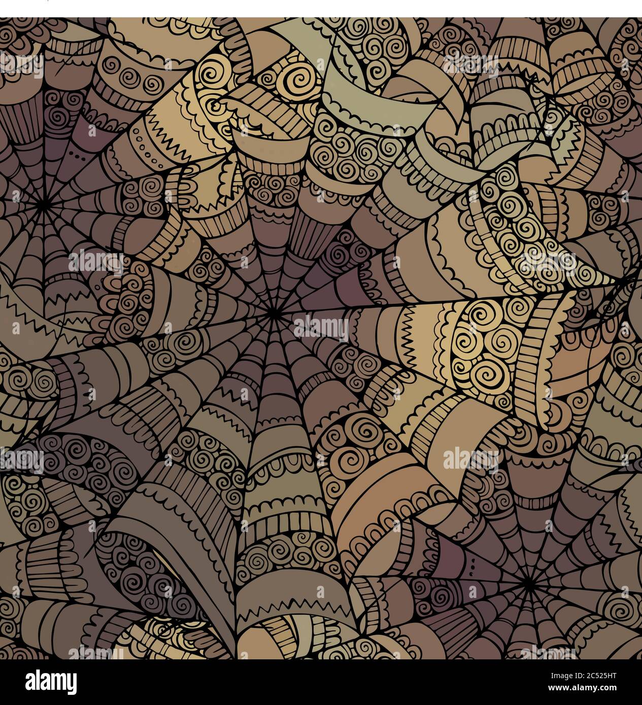 Vector decorative spider web pattern Stock Vector Image & Art - Alamy