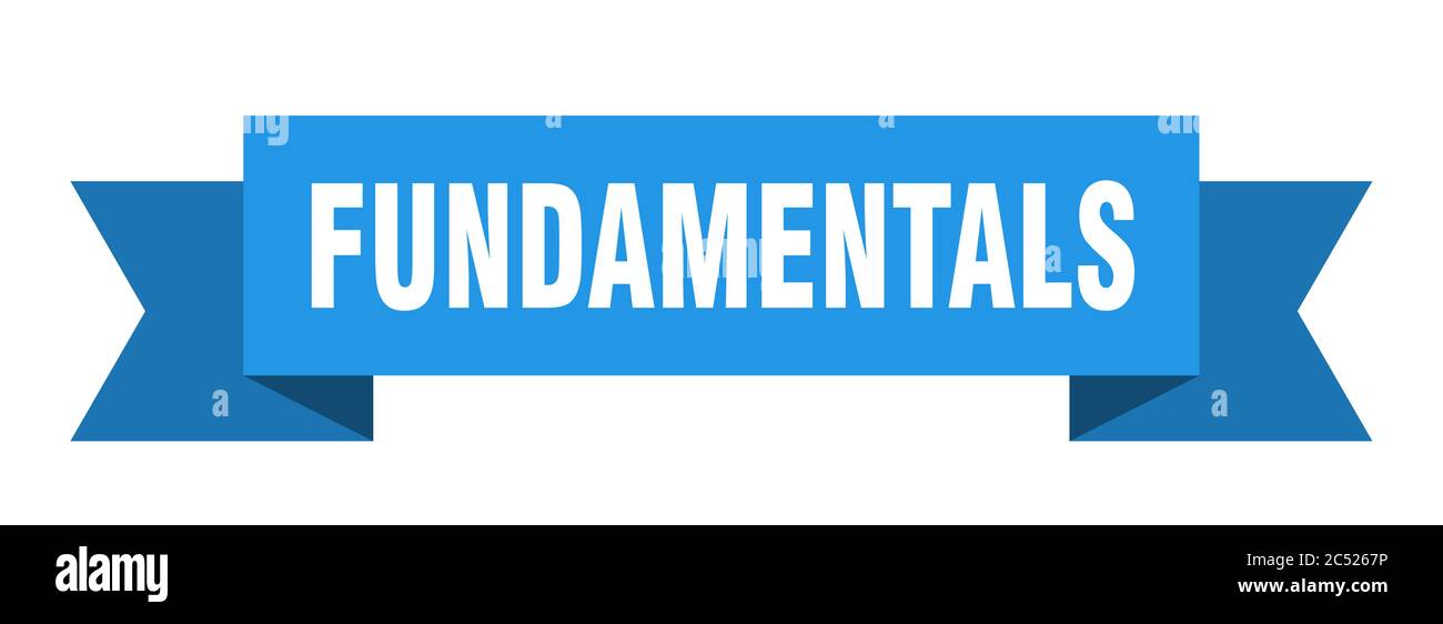 fundamentals ribbon. fundamentals isolated band sign. fundamentals ...