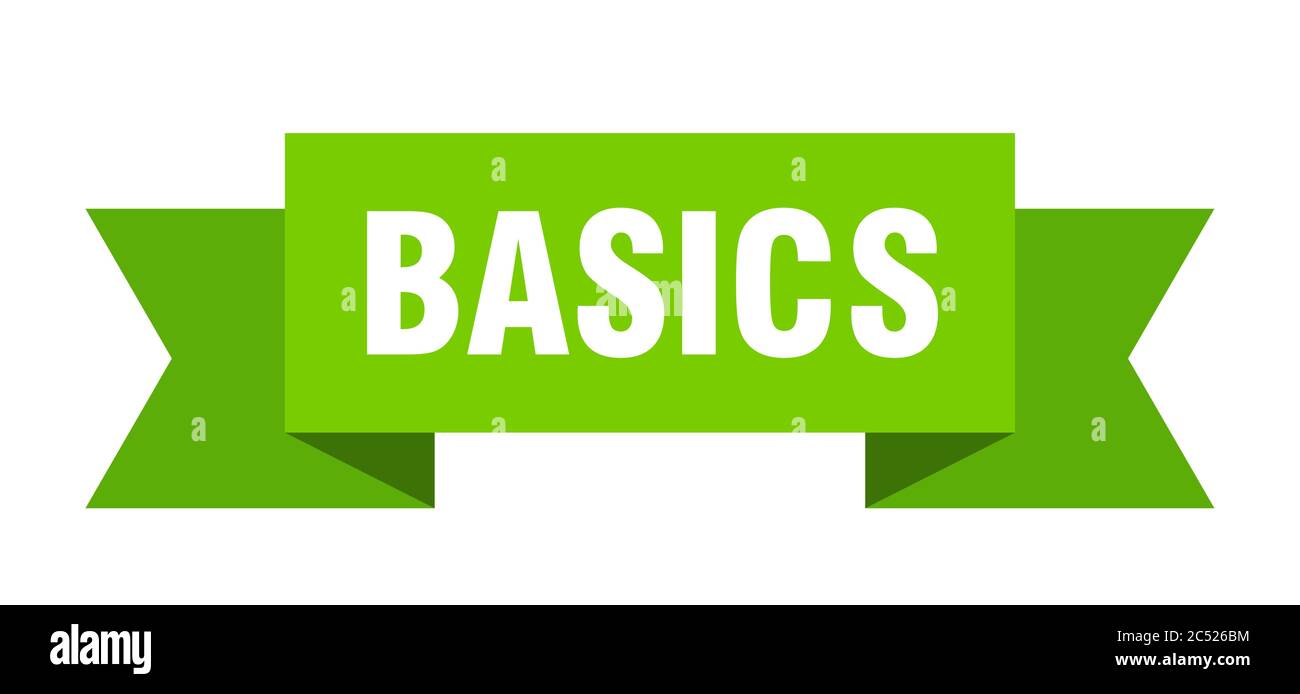 basics ribbon. basics isolated band sign. basics banner Stock Vector ...