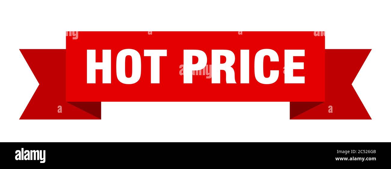 hot price ribbon. hot price isolated band sign. hot price banner Stock ...