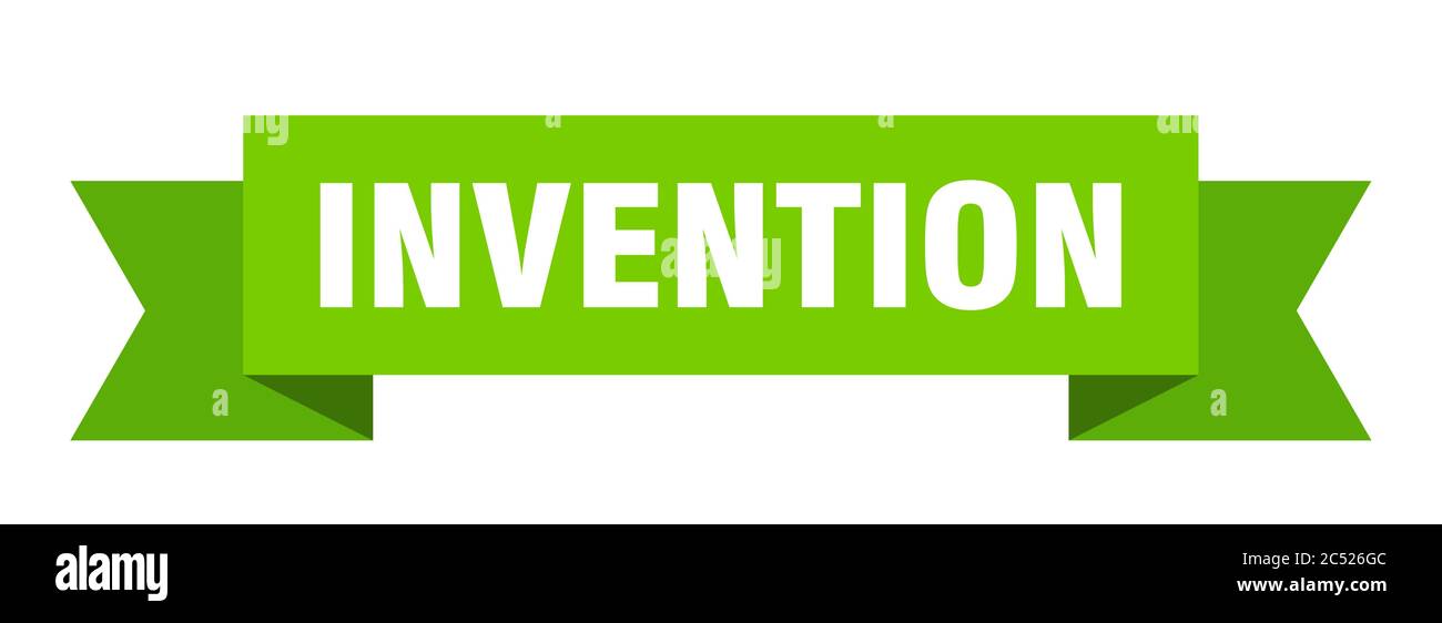 invention ribbon. invention isolated band sign. invention banner Stock ...